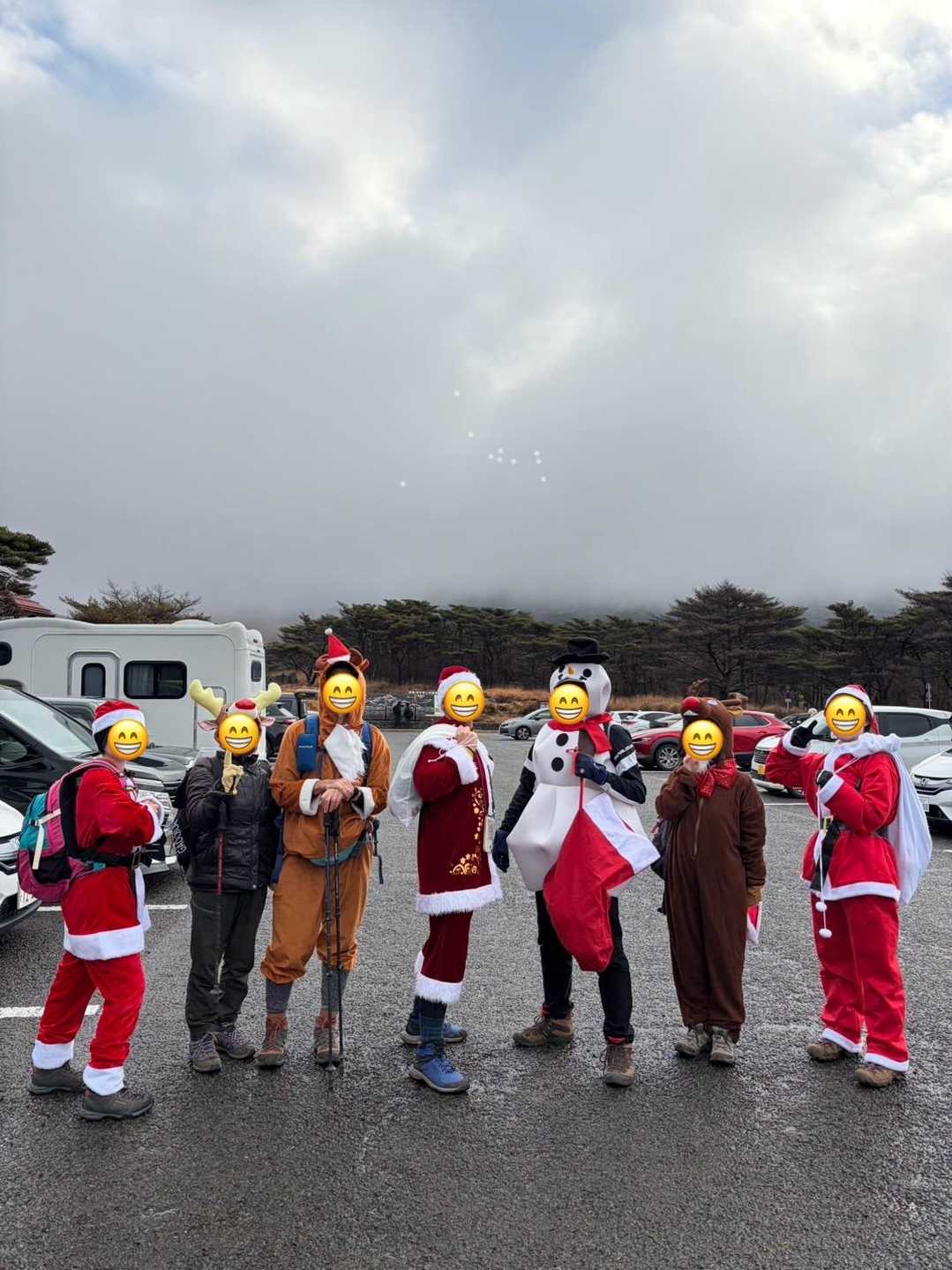 今年もサンタが韓国岳（霧島山）へ来やってきた / Yoshiさんの霧島山・韓国岳・高千穂峰・夷守岳・烏帽子岳の活動データ | YAMAP / ヤマップ