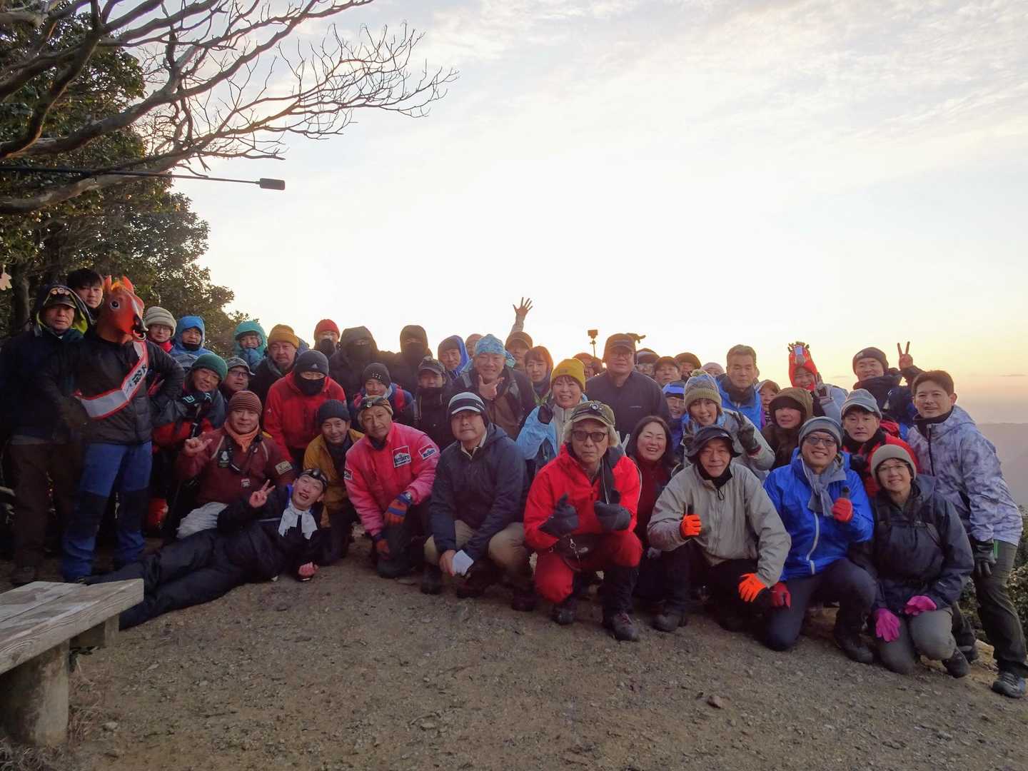 馬見山 初日の出登山🌄 / フッシーさんの古処山・屏山・馬見山・江川岳の活動データ | YAMAP / ヤマップ