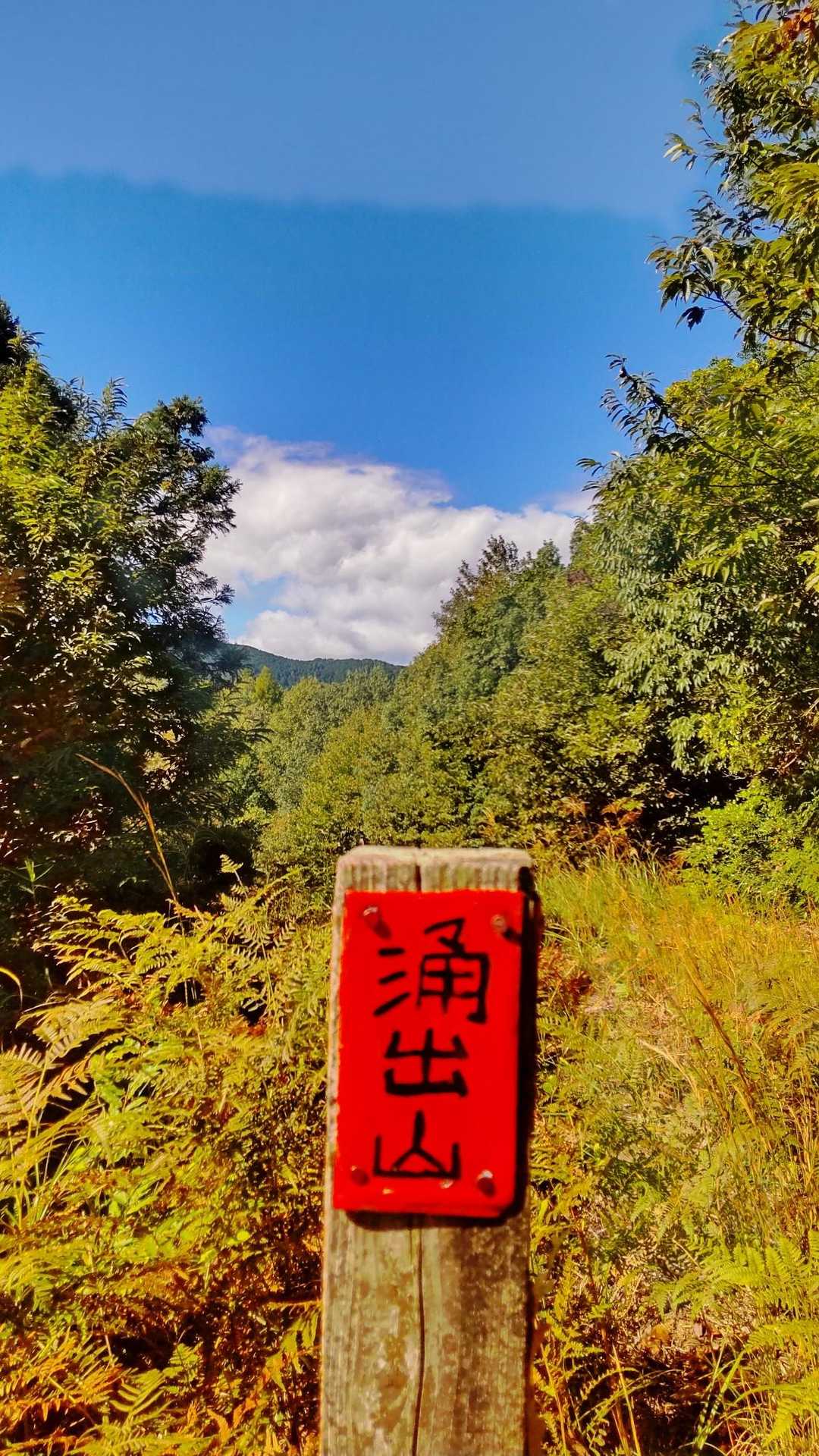 涌出山 素敵な山頂標識はここです / 金さんさんの賤ヶ岳・山本山の活動データ | YAMAP / ヤマップ