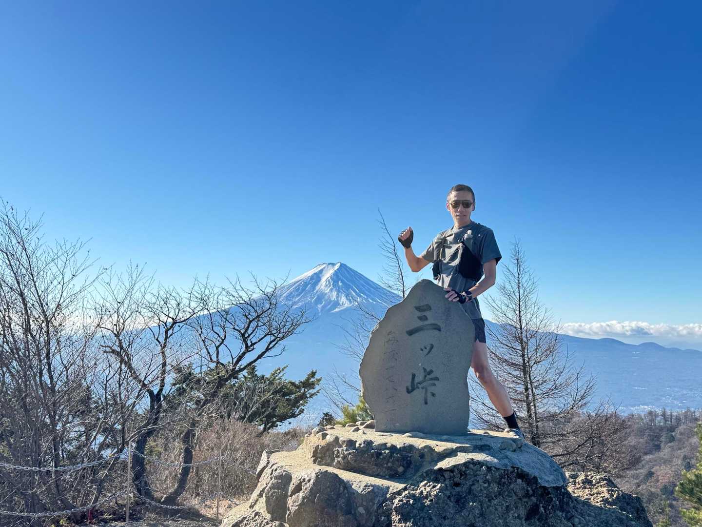 三ッ峠山 縦走（天下茶屋で休憩） / NINJA RUNさんの三ッ峠山・本社ヶ丸・鶴ヶ鳥屋山の活動データ | YAMAP / ヤマップ