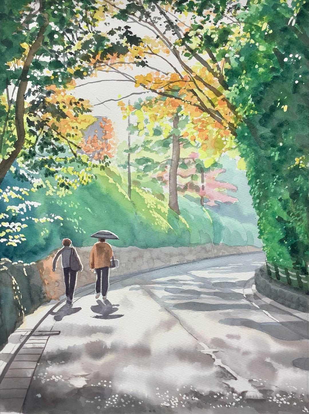 【新作公開】またも去年の秋の積み残しです... / 水彩時々ペン 主宰さんのモーメント | YAMAP / ヤマップ
