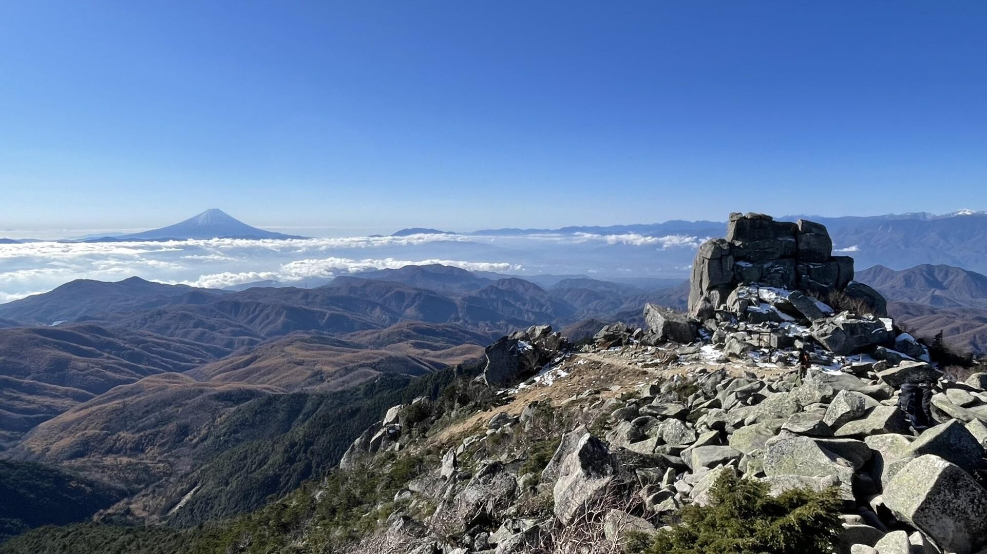 眼下は紅葉の金峰山（グループ登山） / i-kumaさんの瑞牆山・金峰山の活動データ | YAMAP / ヤマップ