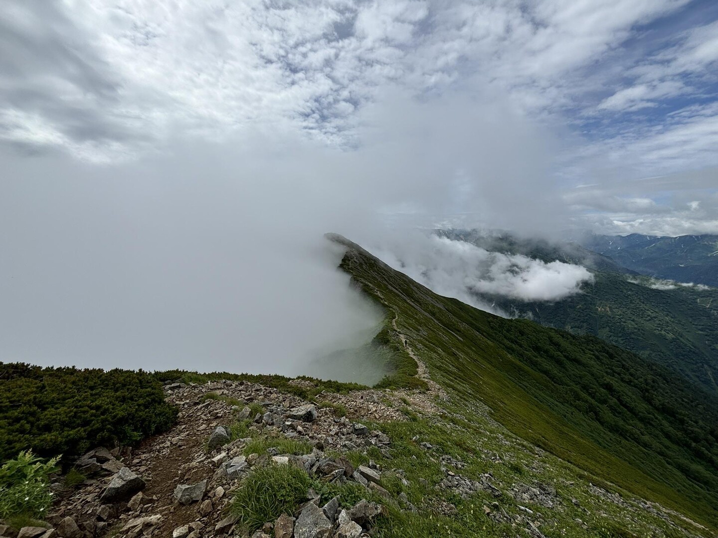 訳あり鹿島槍ヶ岳 / kura.sunさんの鹿島槍ヶ岳・五竜岳（五龍岳）・唐松岳の活動データ | YAMAP / ヤマップ