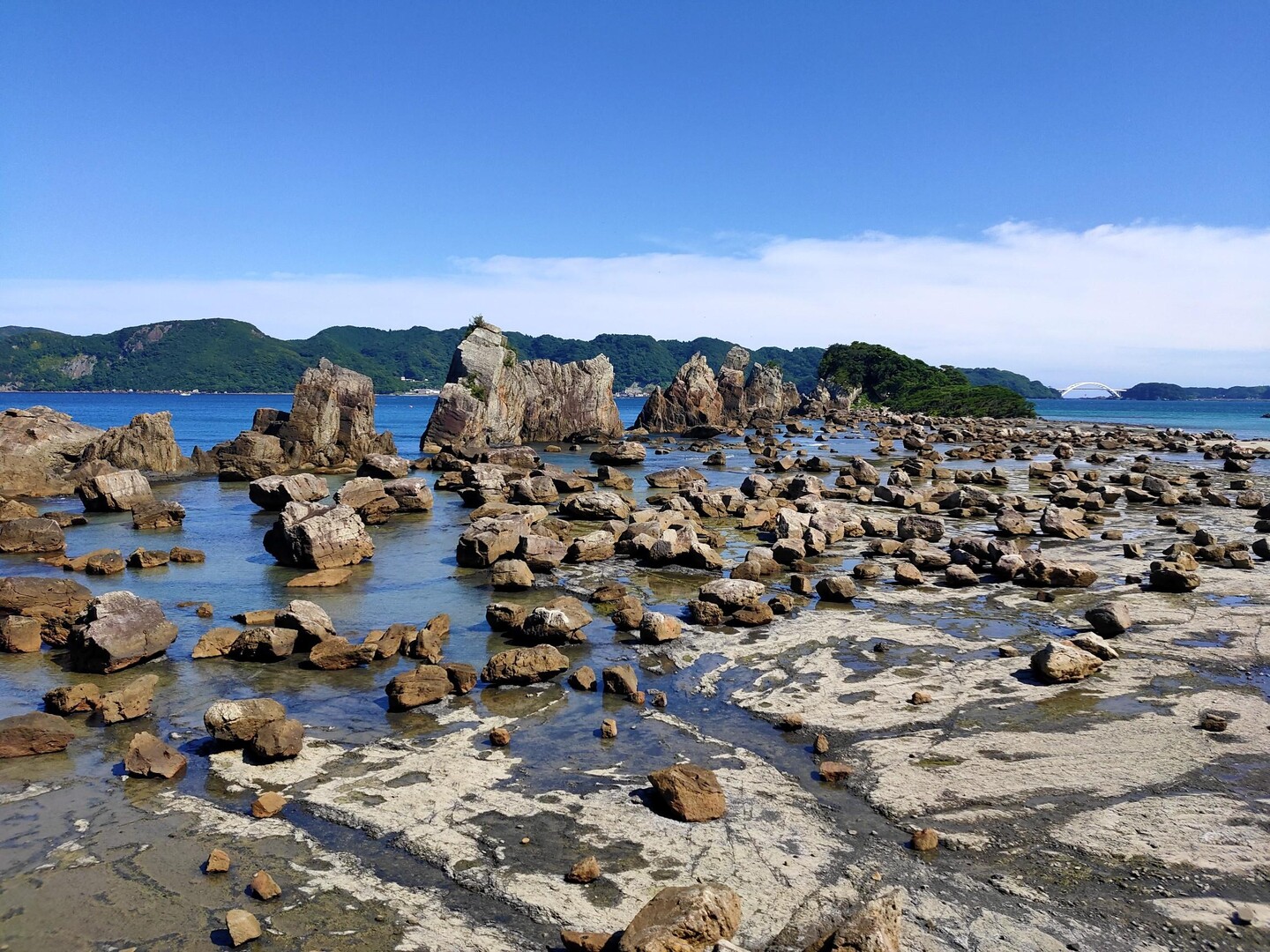 熊野古道 大辺路4/6（飛渡谷道、橋杭岩：田並駅〜古座駅）-2023-07-02 / ひでokさんの熊野古道 大辺路④（見老津駅〜串本駅）の活動データ | YAMAP / ヤマップ