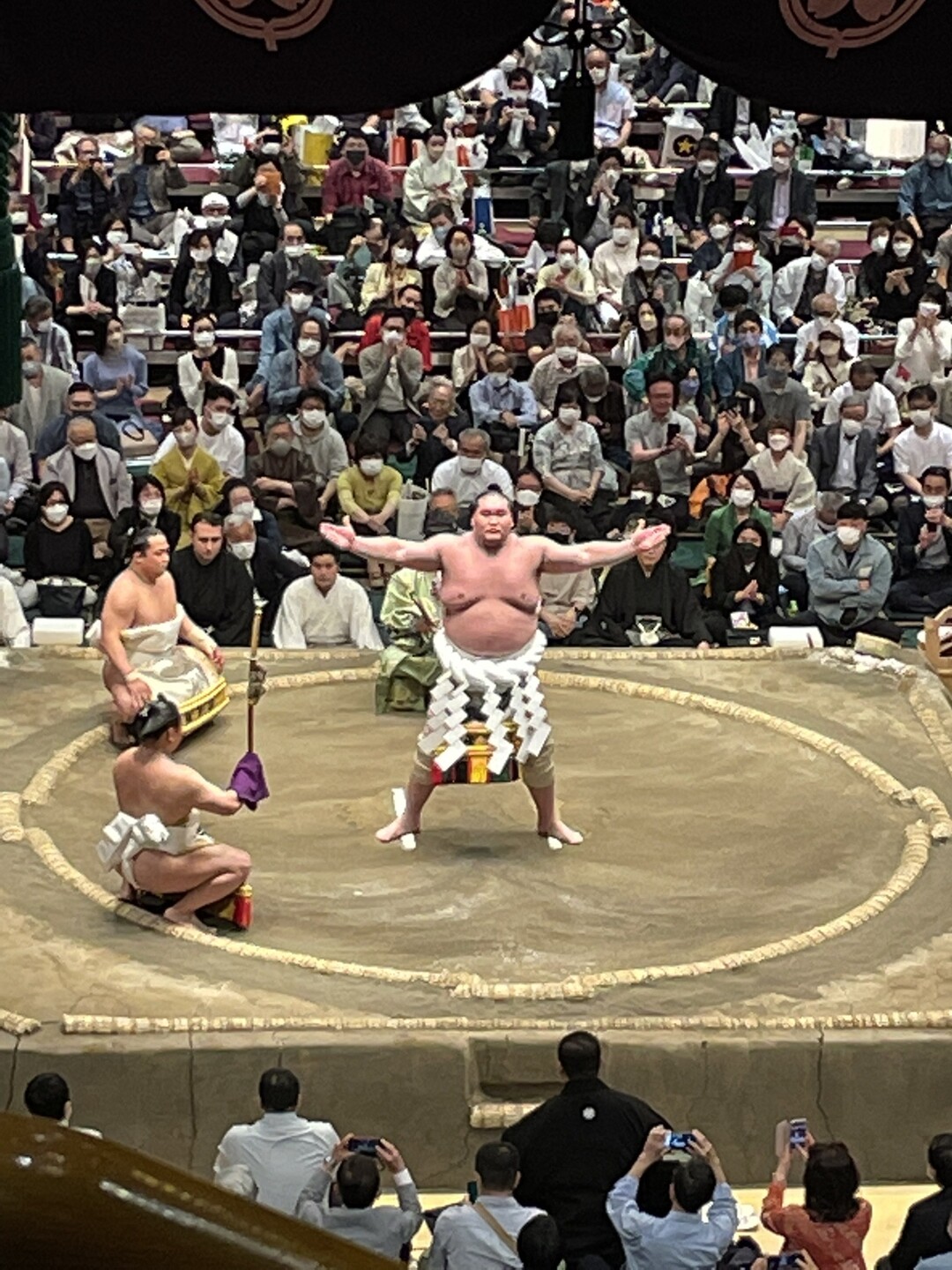 今日は仕事で人生初の相撲観戦💪 / ぐっちょさんのモーメント | YAMAP / ヤマップ