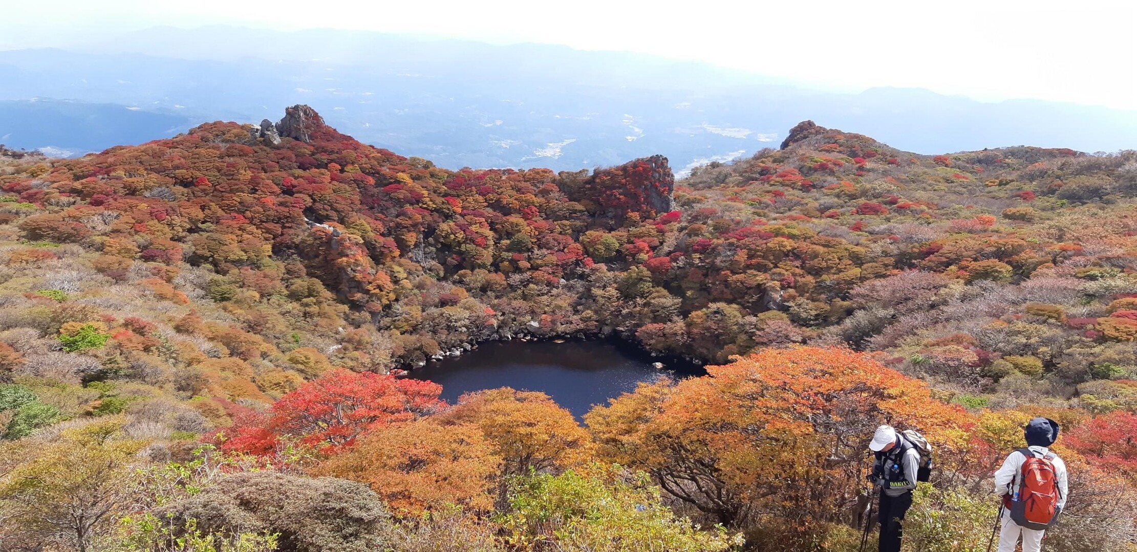 紅葉🍁 くじゅう1day 17⛰️サミッツ / かっちゃんさんの九重山（久住山）・大船山・星生山の活動データ | YAMAP / ヤマップ