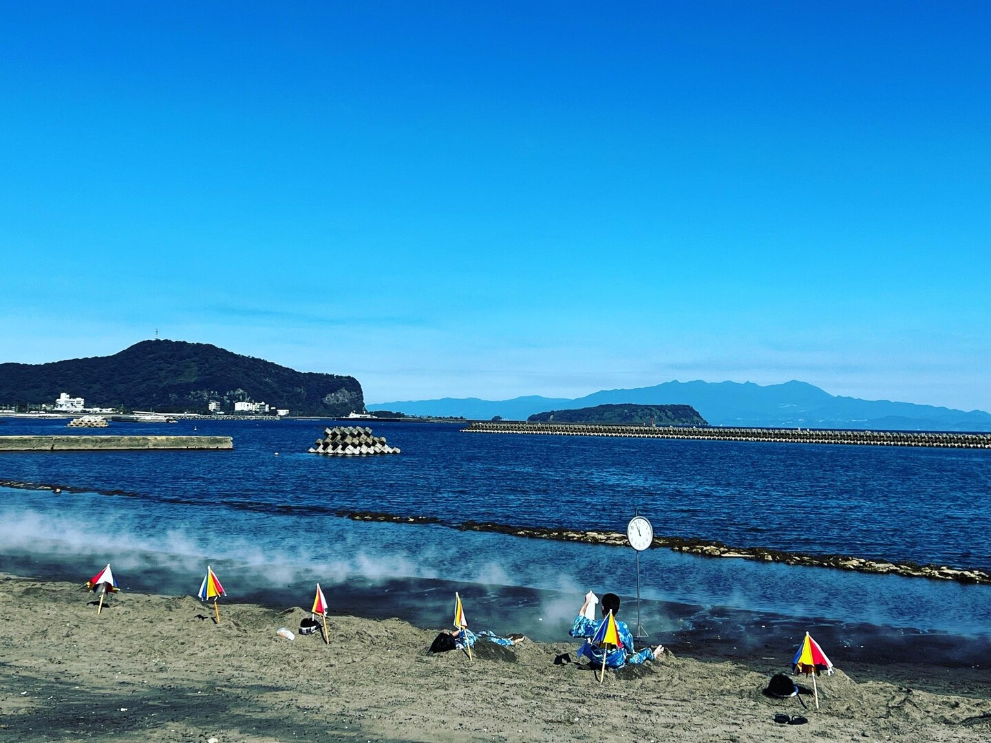 砂むし温泉♨️ 天気が良く心地よい風があ... / kobuta さんのモーメント | YAMAP / ヤマップ