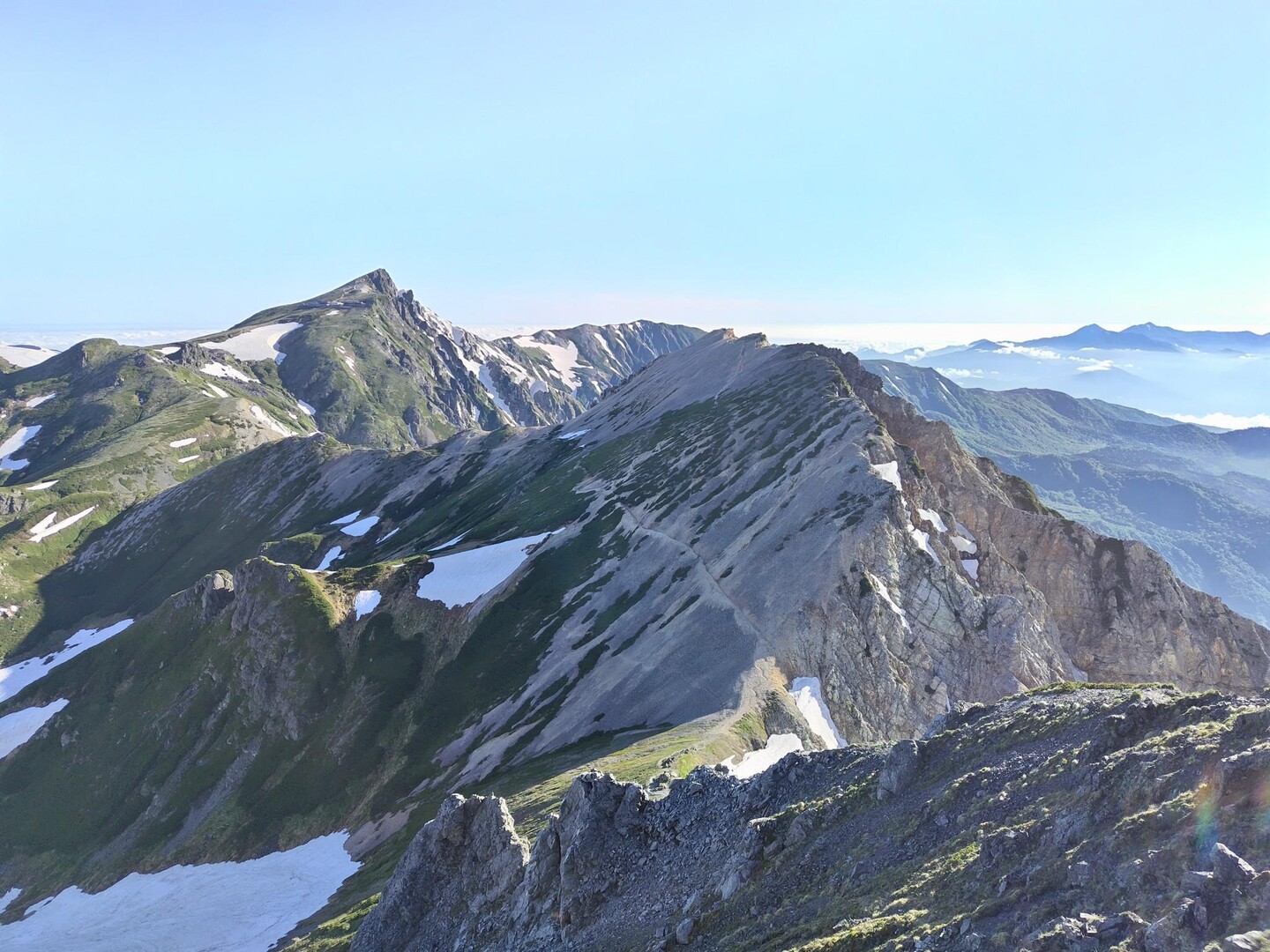 白馬岳・小蓮華山(大日岳)・丸山(黒部市)・杓子岳・白馬鑓ヶ岳 / shinjiさんの白馬岳・小蓮華山の活動データ | YAMAP / ヤマップ