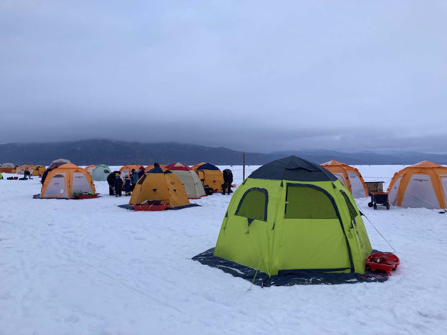 阿寒湖でのワカサギ釣りは初めて！ 釣果は... / Ezo1さんのモーメント | YAMAP / ヤマップ