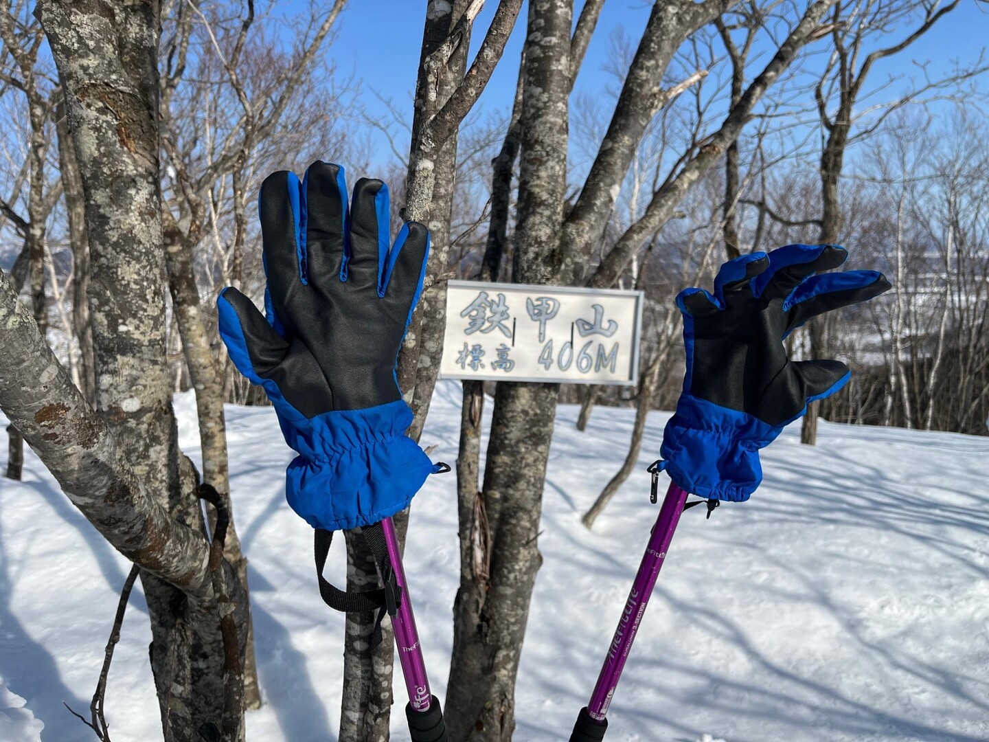 新しい看板みたくてさ😆鉄甲山・雲居山 / tar_cyさんの丸山・三面山・シラッケ山の活動データ | YAMAP / ヤマップ