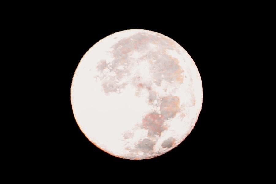 夜明け前、綺麗な満月が見えました。 明る... / ふっちんさんのモーメント | YAMAP / ヤマップ