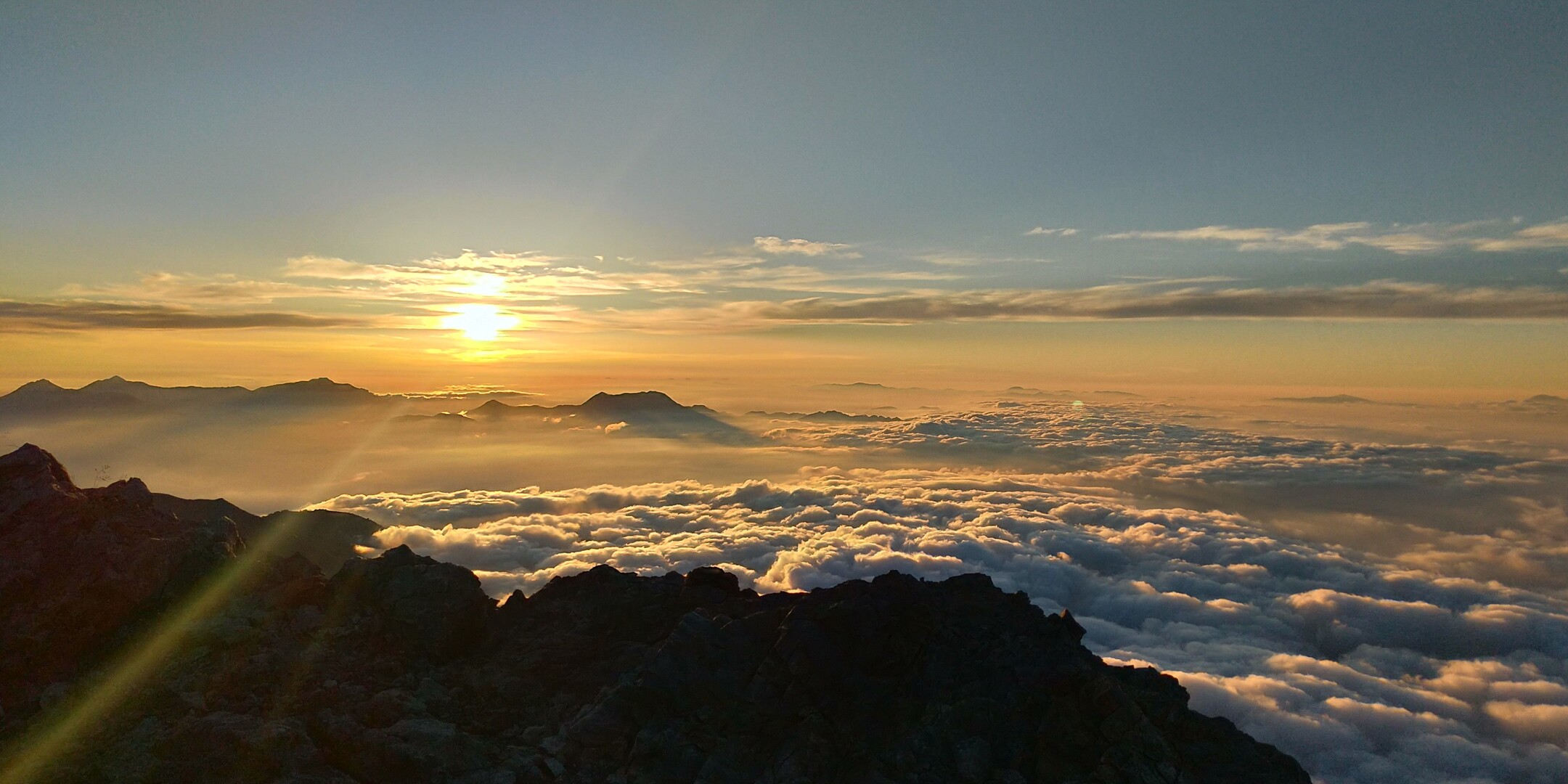 ヤマップ始める前の写真7 白馬からの日の... / bessanさんのモーメント | YAMAP / ヤマップ