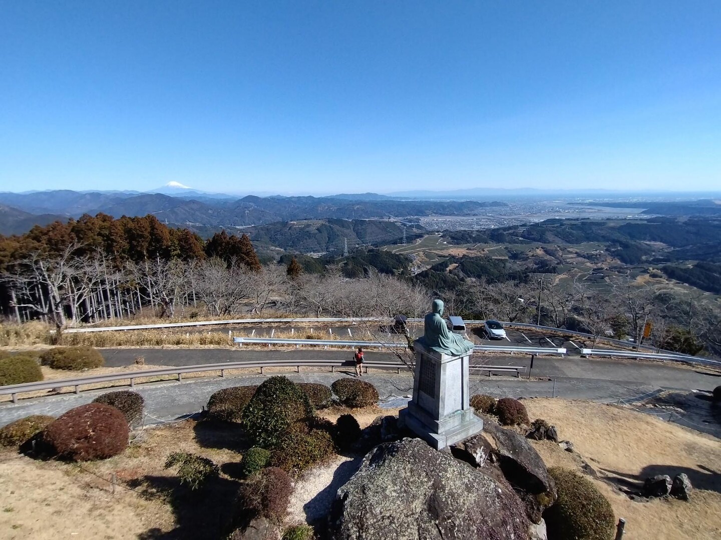 茶の文字がトレードマークの粟ヶ岳。 低山... / kmk-nさんのモーメント | YAMAP / ヤマップ