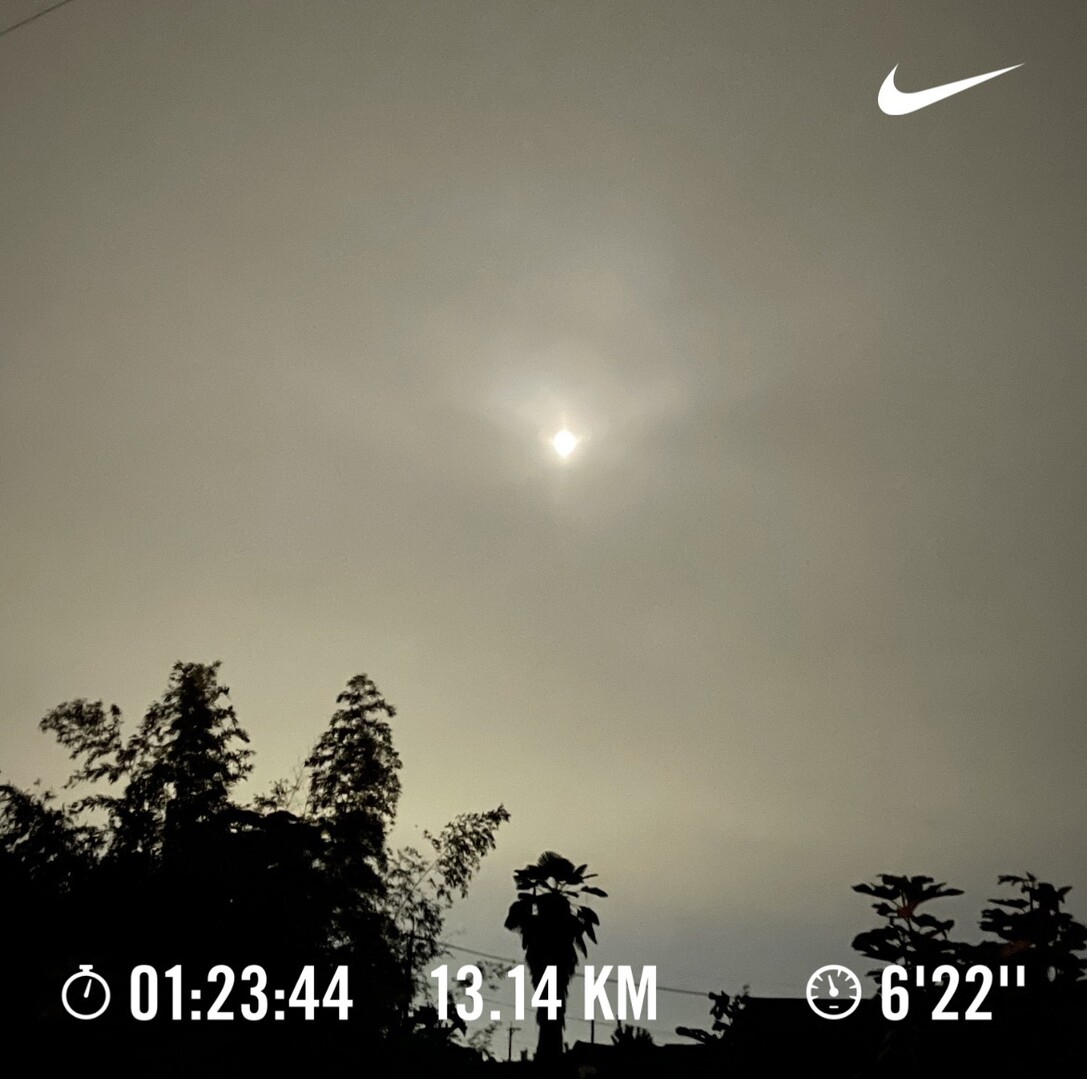 水曜の夜RUN! 今夜はスーパームーン... / 1129さんのモーメント | YAMAP / ヤマップ