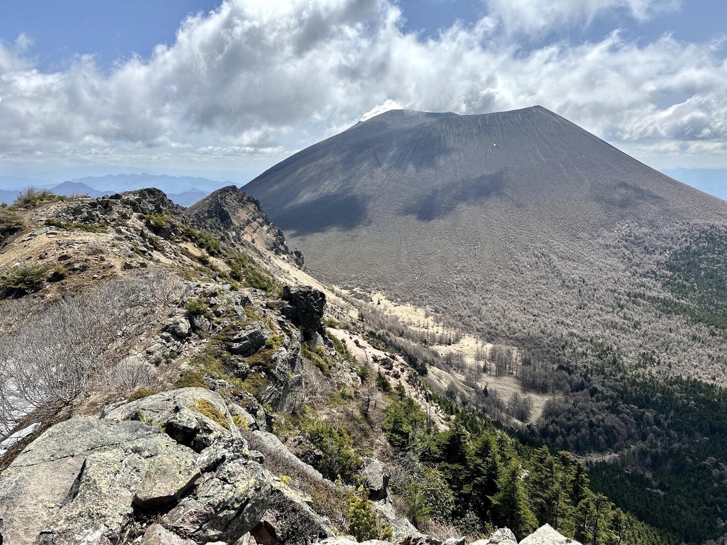 車坂山・槍ヶ鞘・トーミの頭・黒斑山・蛇骨岳・仙人岳 / qkaruさんの浅間山・黒斑山・篭ノ登山の活動データ | YAMAP / ヤマップ