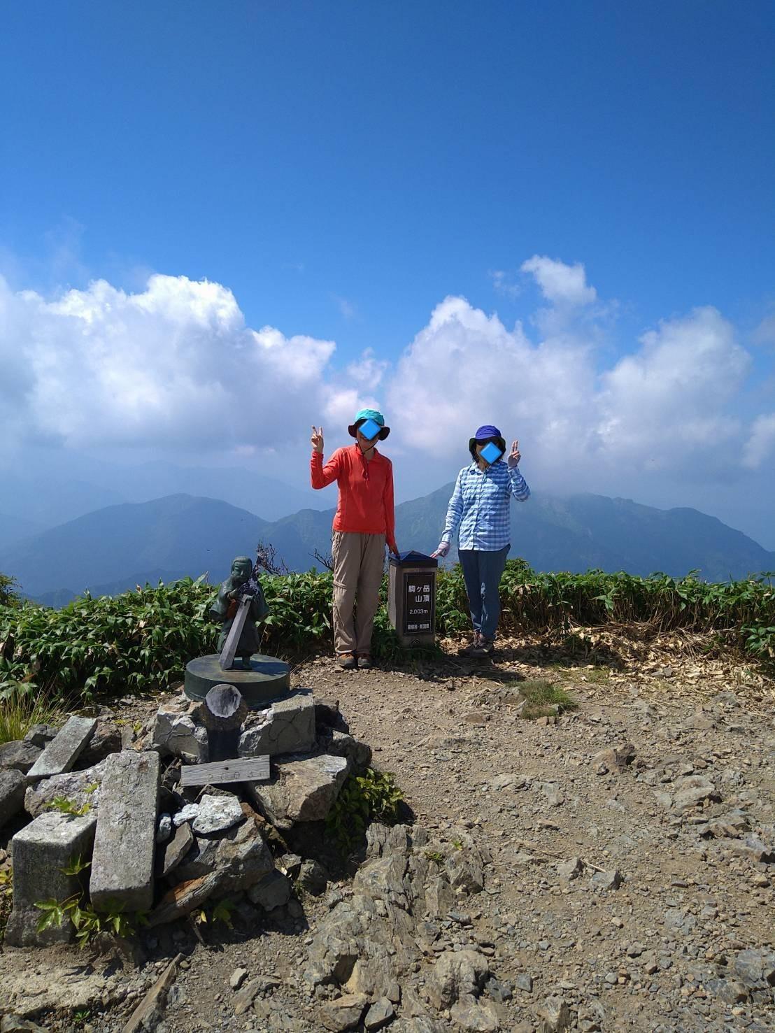 暑かった🤣越後駒ヶ岳 / umakoさんの越後駒ヶ岳・八海山・中ノ岳の活動データ | YAMAP / ヤマップ