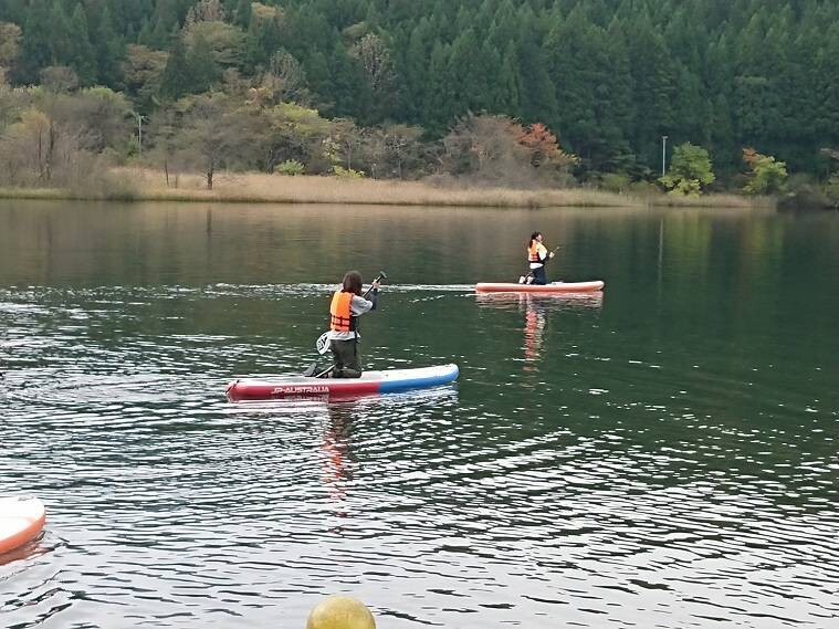 SUP初体験 土湯温泉の女沼でSUPを楽... / みぃさんのモーメント | YAMAP / ヤマップ