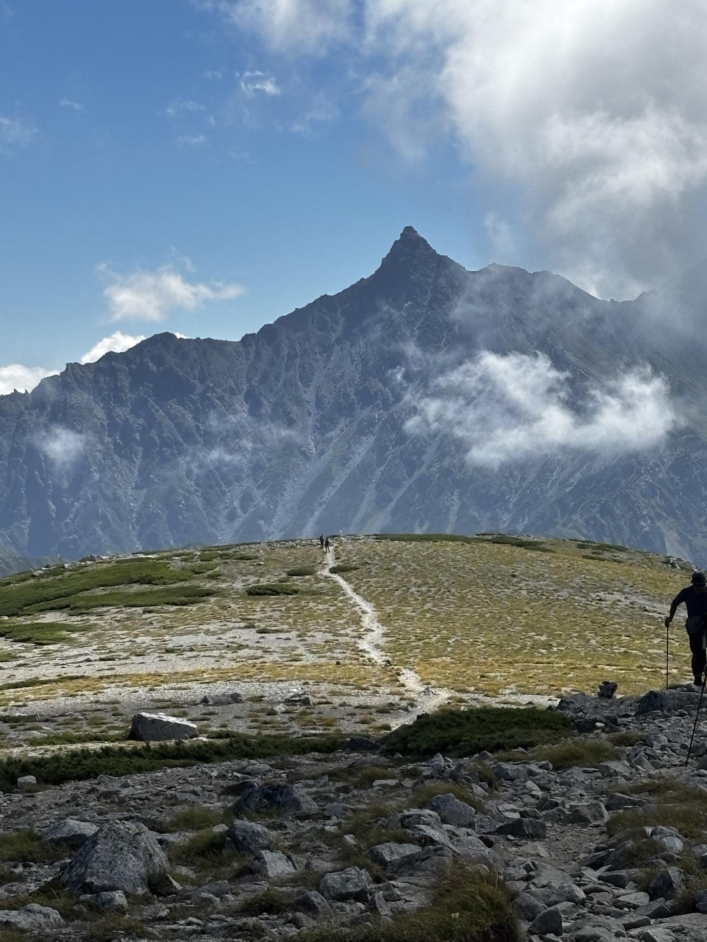 黒部源流域の山旅_Day4 黒部五郎小舎～三俣蓮華岳～双六岳～鏡平小屋 / こばけんさんの槍ヶ岳・穂高岳・上高地の活動データ | YAMAP / ヤマップ