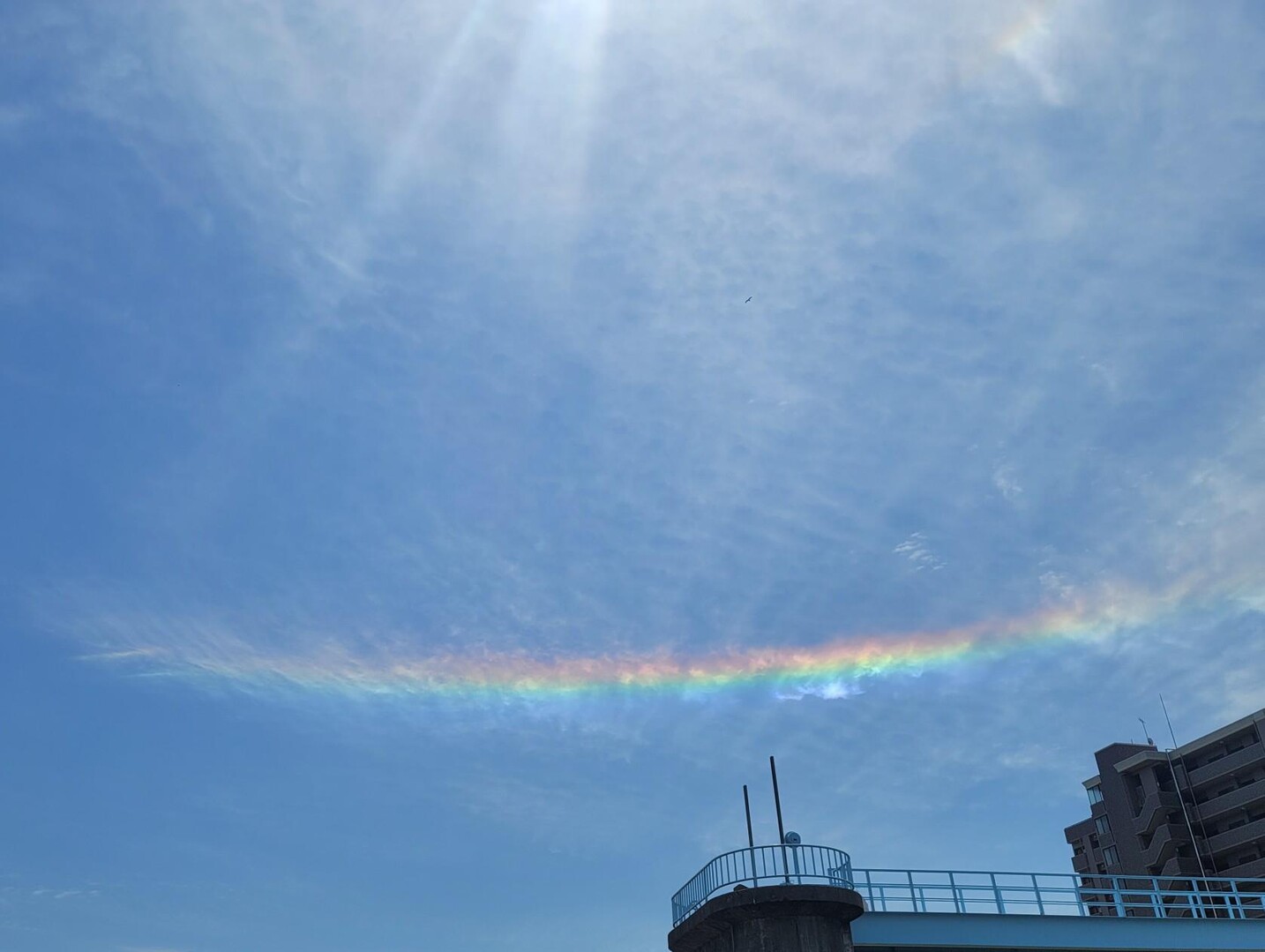岡山県某所にとっても不思議な虹が出ました... / awaさんのモーメント | YAMAP / ヤマップ