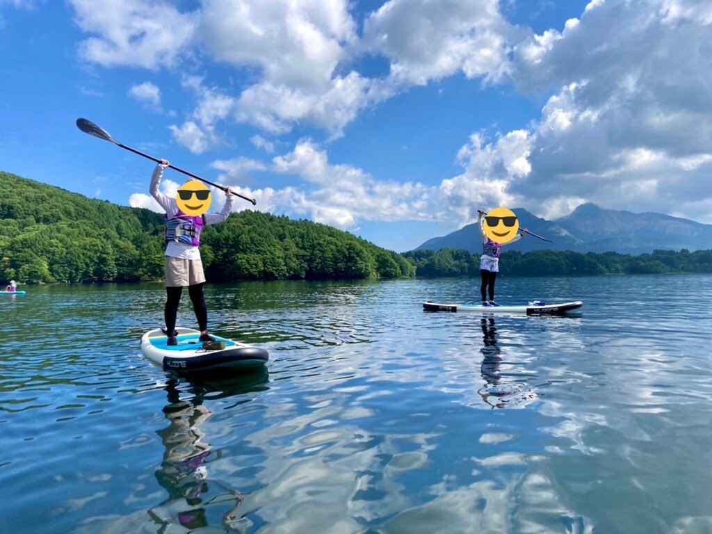 SUPやってきました！！（どちらも右が私... / hamiさんのモーメント | YAMAP / ヤマップ