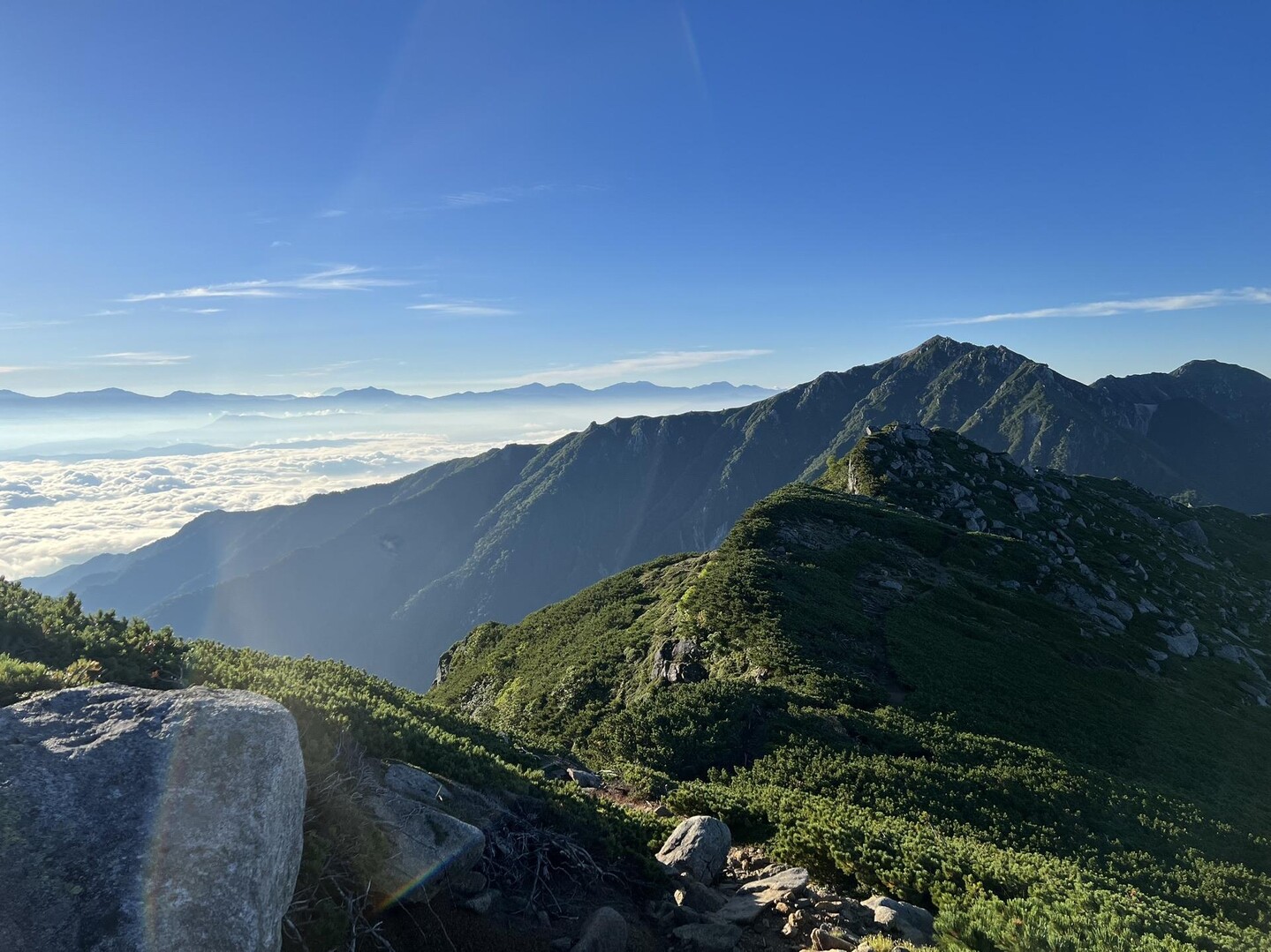 8月、木曽駒ヶ岳～空木岳 テント泊縦走 / mitsさんの木曽駒ヶ岳・空木岳・越百山の活動データ | YAMAP / ヤマップ