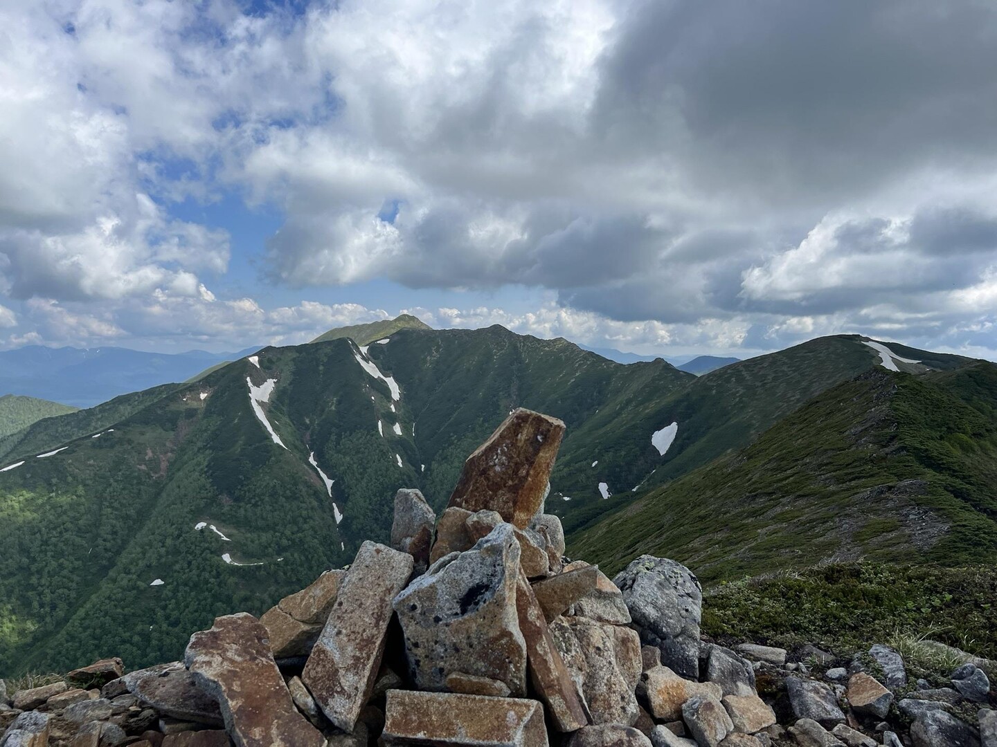 石狩岳・石狩岳 最高地点・小石狩岳・川上岳・ニペの耳・音更山・ユニ石狩岳 / rukiさんの石狩岳・音更山の活動データ | YAMAP / ヤマップ