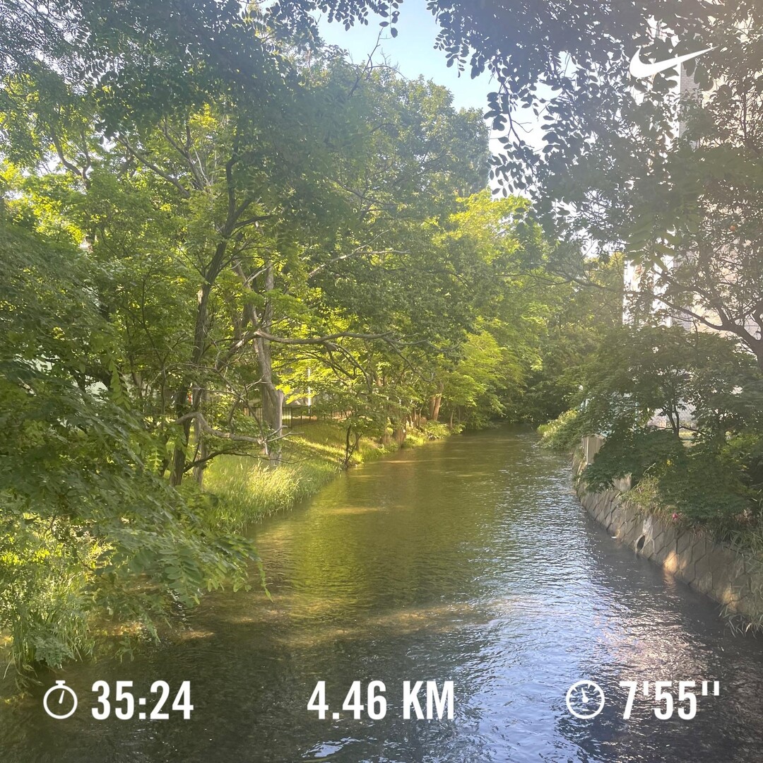 今日の朝ラン🏃‍♀️ 昨日はちょっと... / MIYUKIさんのモーメント | YAMAP / ヤマップ