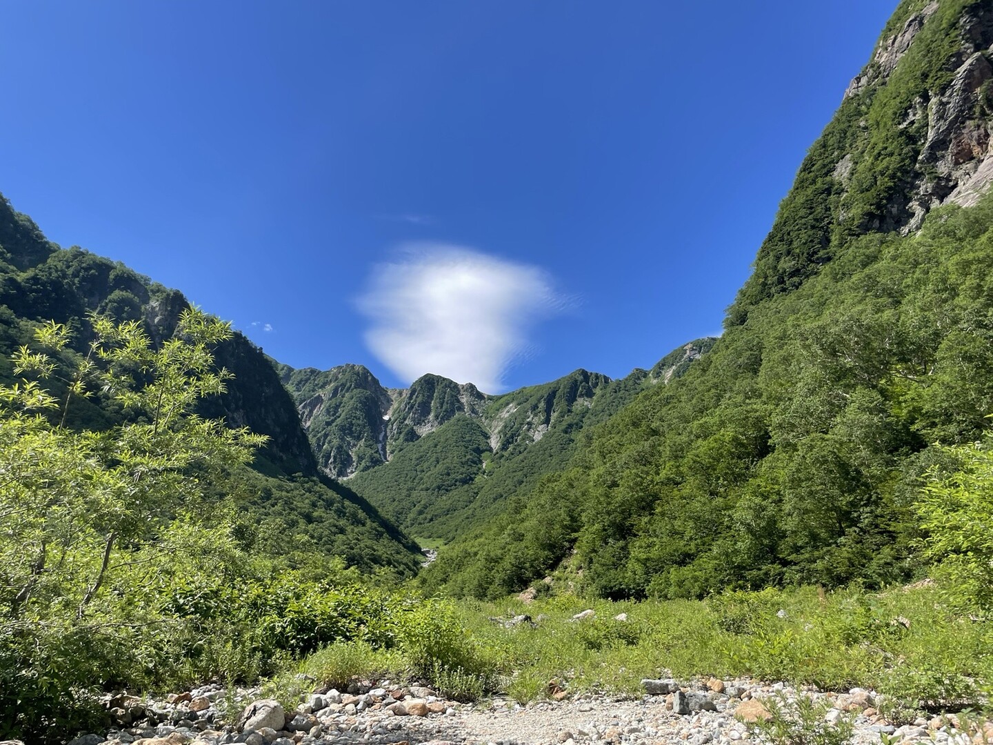 北アルプスの綿菓子みたいな不思議な雲 ... / MASA👽さんのモーメント | YAMAP / ヤマップ