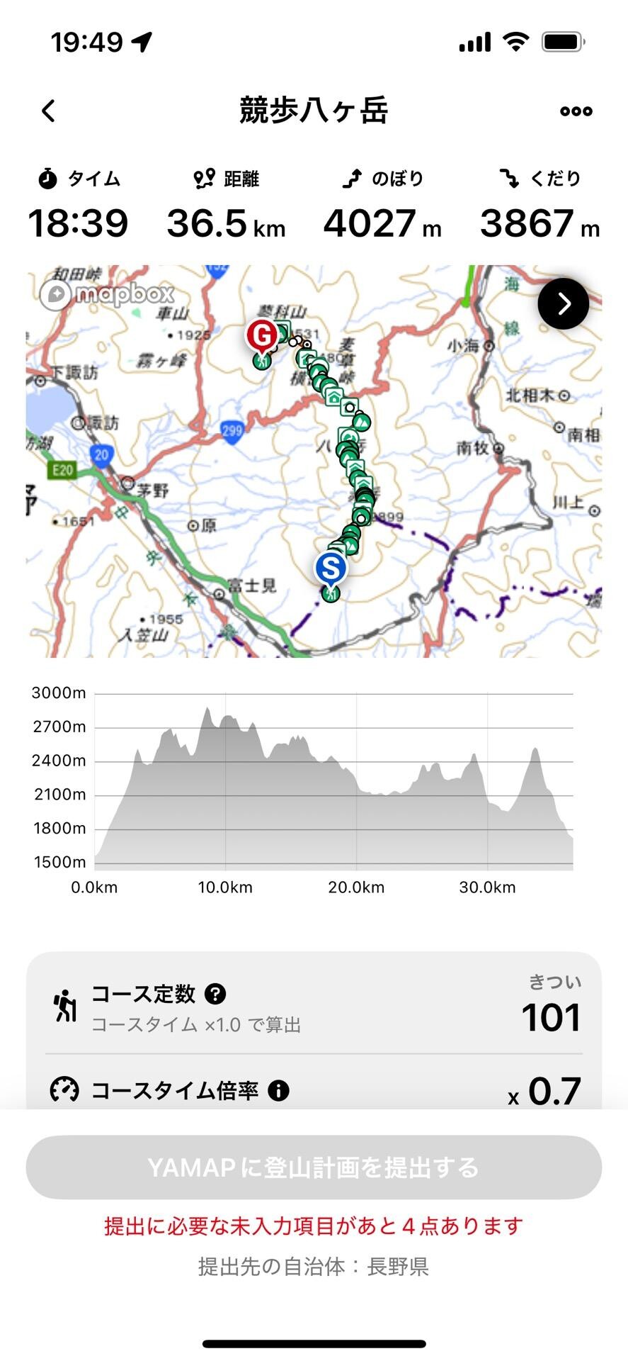 本年は大きな変化があります そのウチご報... / くまさんのモーメント | YAMAP / ヤマップ