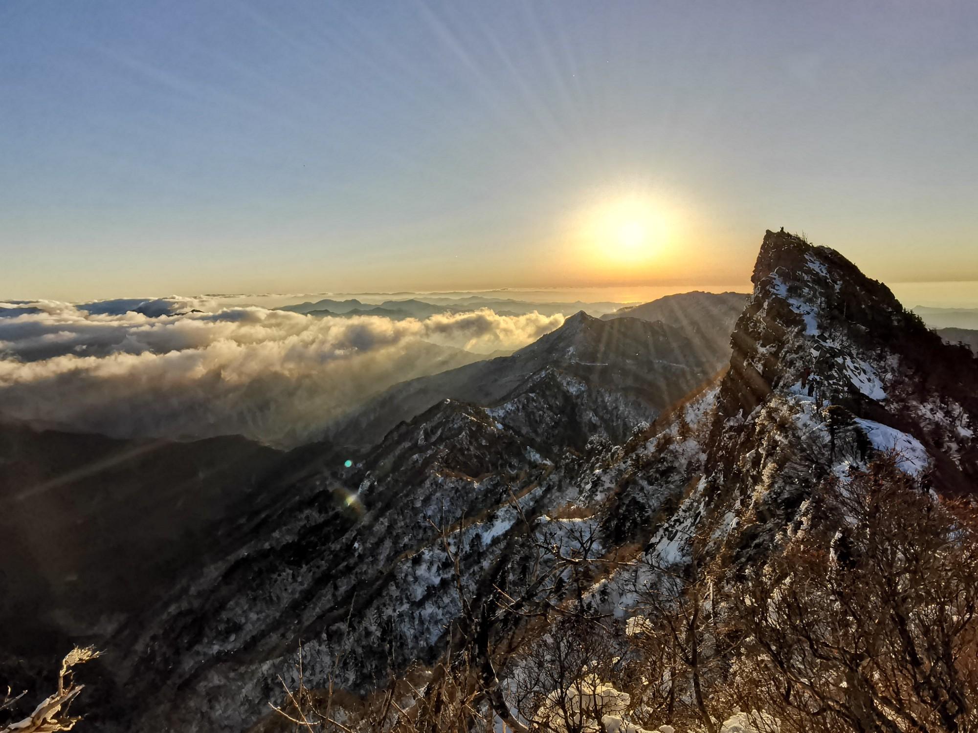 2023.石鎚山.初日の出 / GaN2さんの石鎚山・堂ヶ森・二ノ森の活動データ | YAMAP / ヤマップ