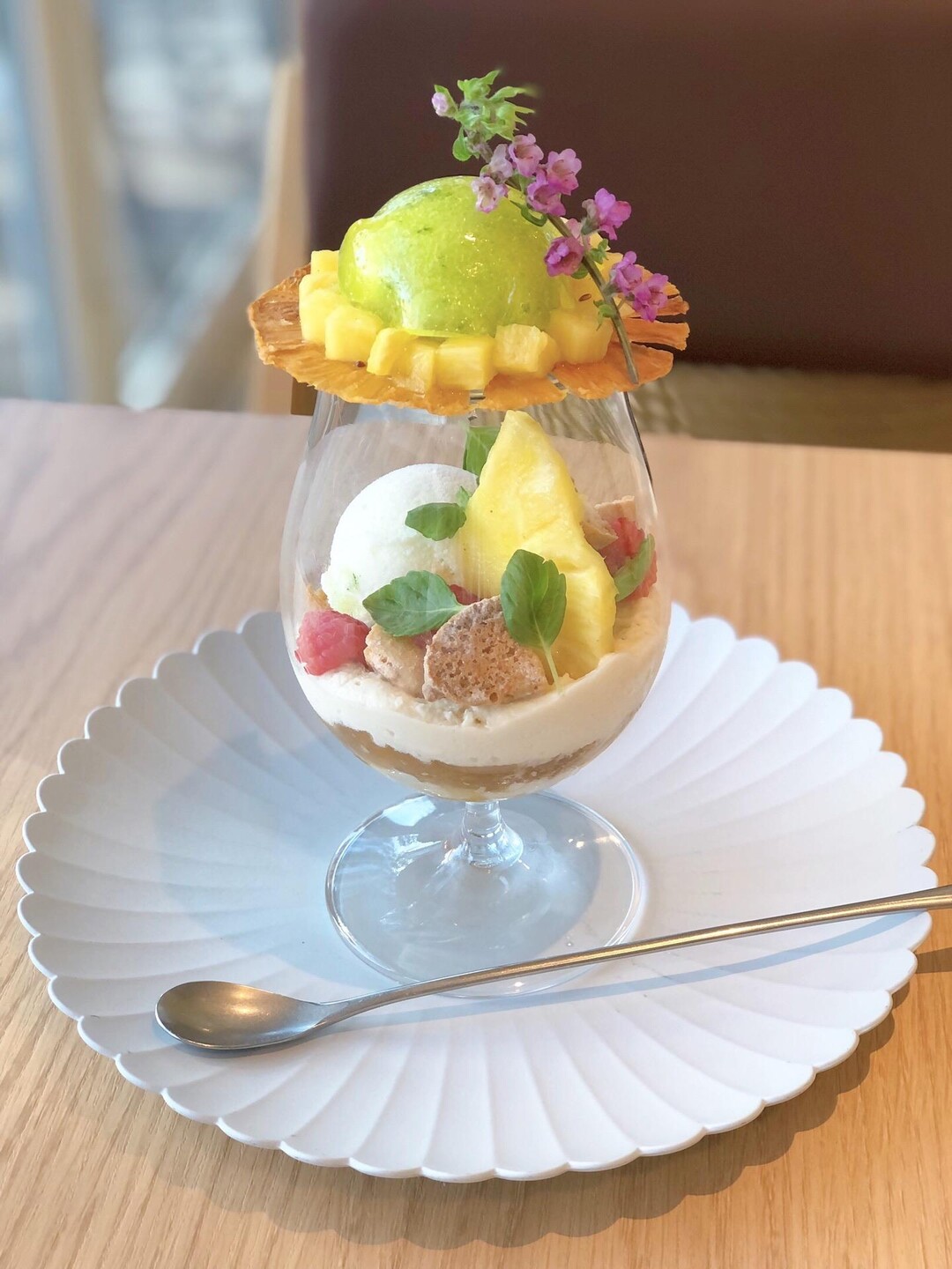 昔の思い出に浸りながらひとりパフェ🍍 ... / nyaoさんのモーメント | YAMAP / ヤマップ