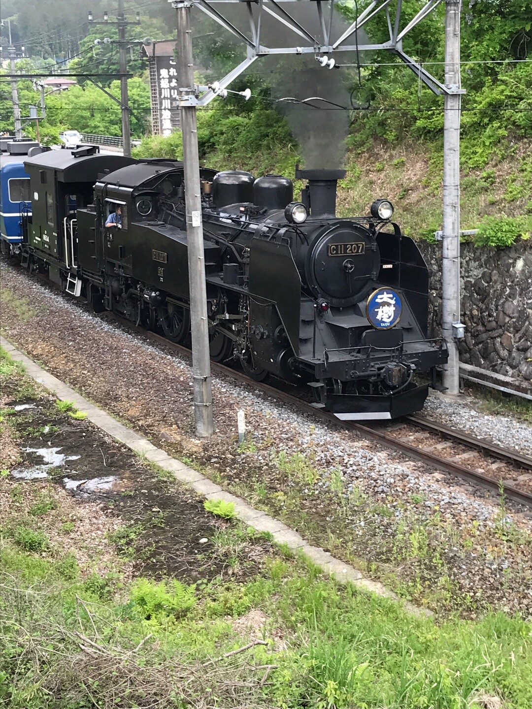 SL大樹開業5周年 新緑の鬼怒川沿線と会津西街道ウォーキング-2022-05-07 / こういちさんのウォーキングの活動データ | YAMAP / ヤマップ