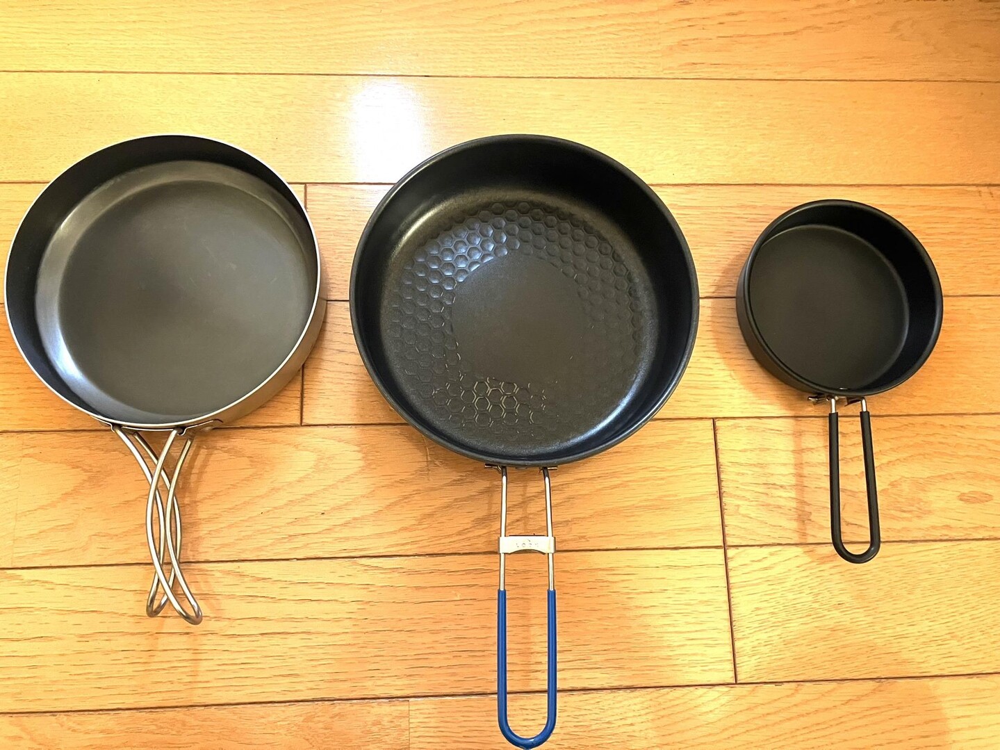 三種のフライパン使ってます‼️ 最初に... / Ken miuさんのモーメント | YAMAP / ヤマップ