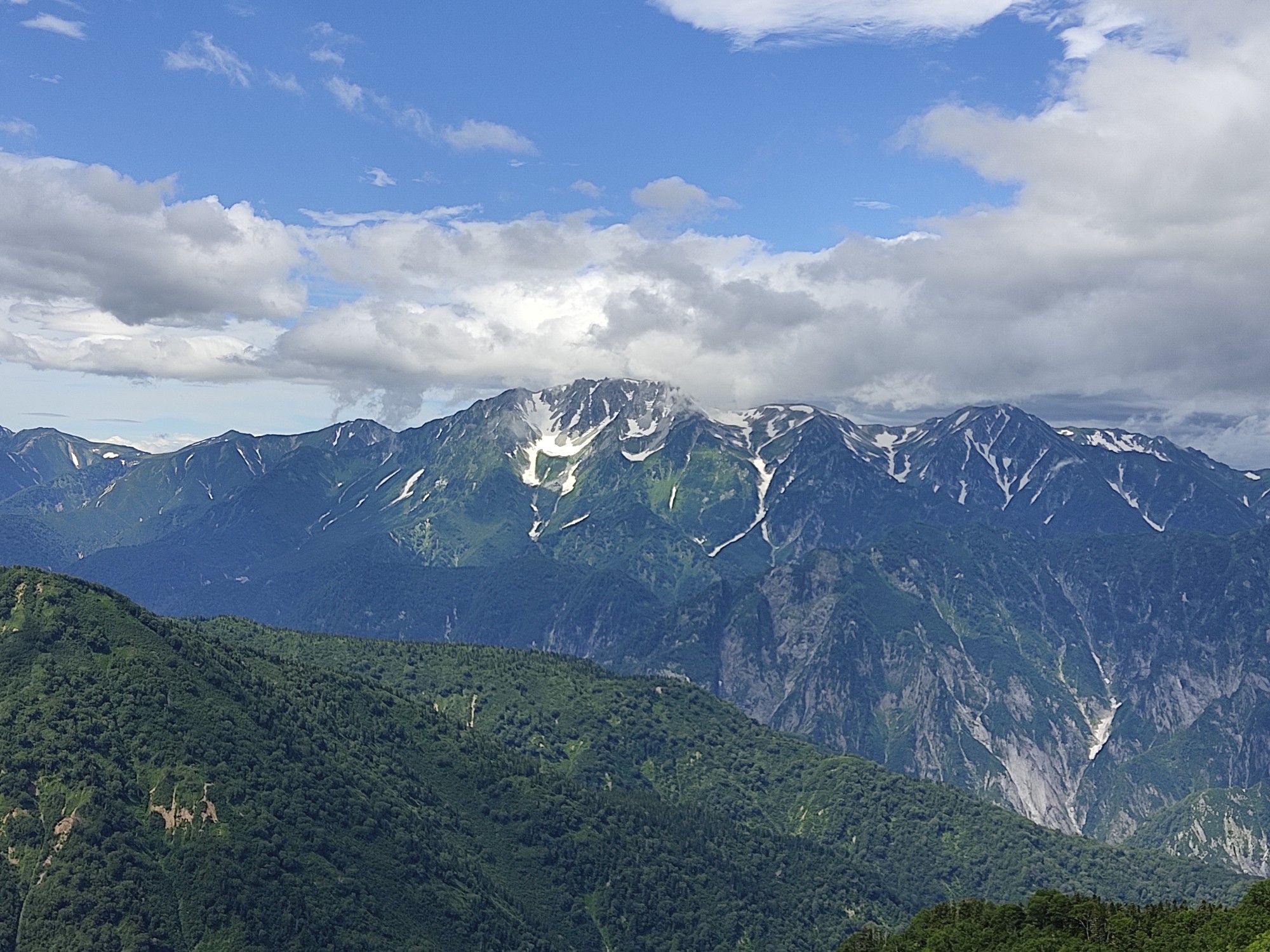 爺ヶ岳・鹿島槍ヶ岳（柏原新道登山口から） / ブリームさんの鹿島槍ヶ岳・五竜岳（五龍岳）・唐松岳の活動データ | YAMAP / ヤマップ