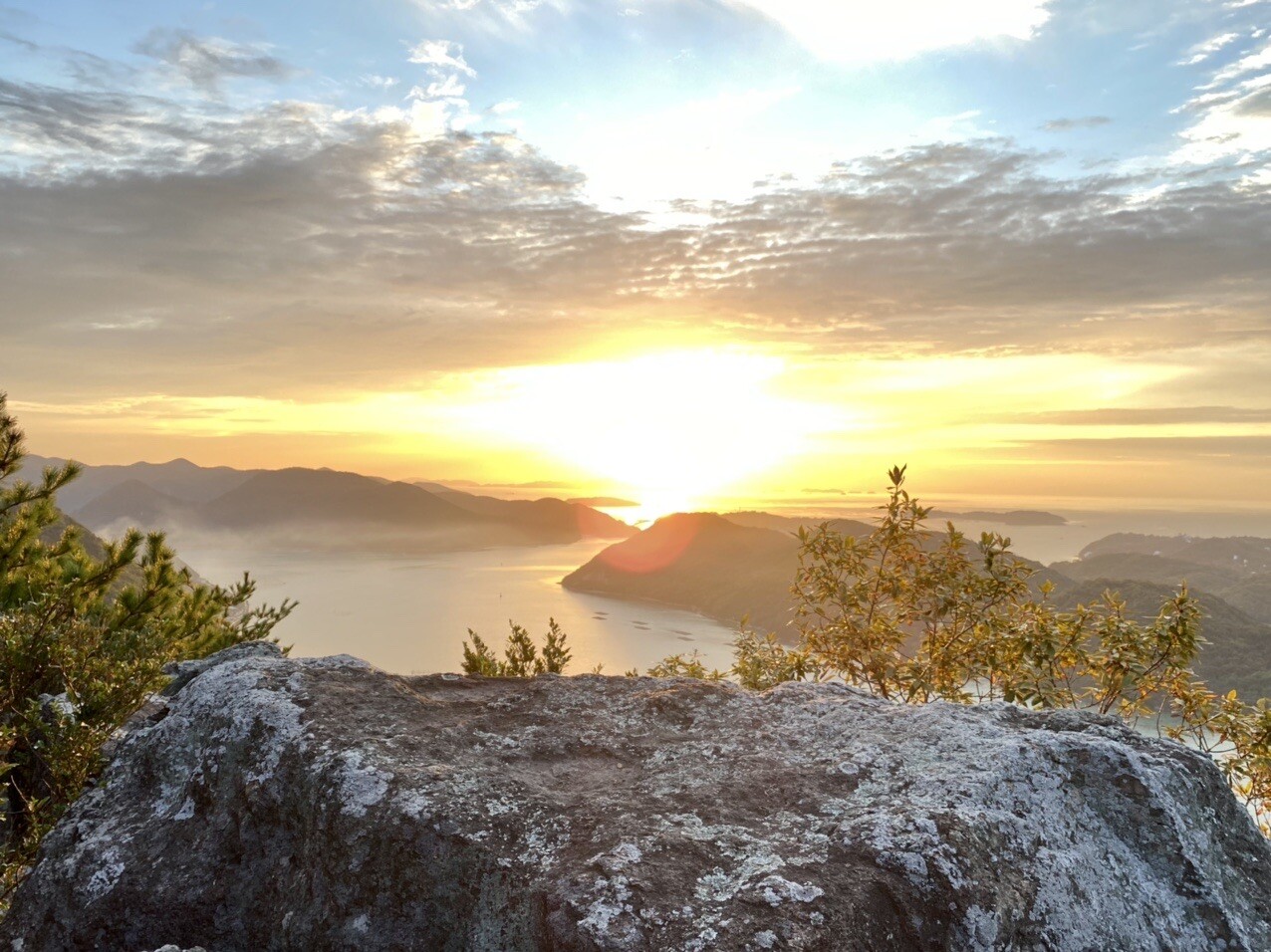 🌅日の出@夕立受山 / yumiさんの夕立受山の活動データ | YAMAP / ヤマップ