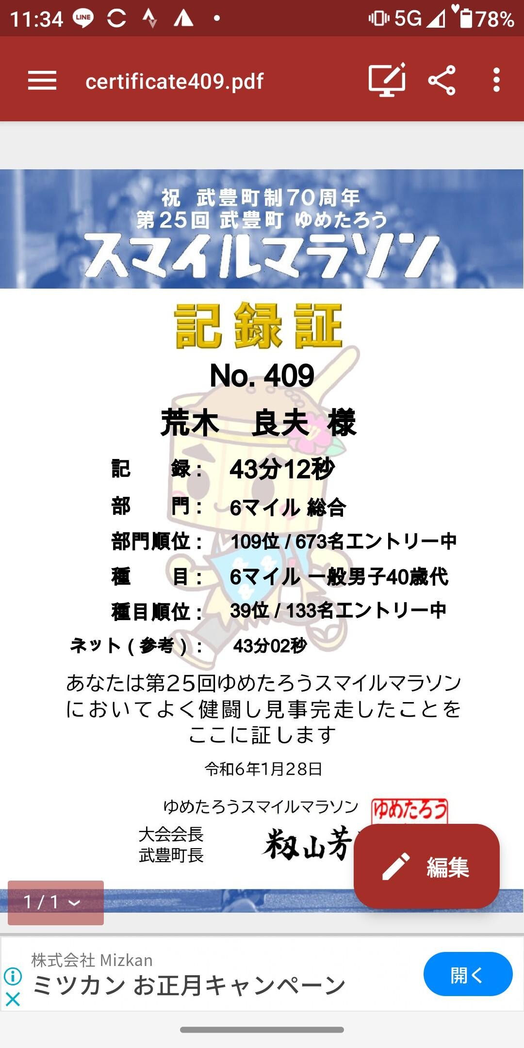 2024年1月28日（日） 武豊町ゆめた... / アラキさんのモーメント | YAMAP / ヤマップ