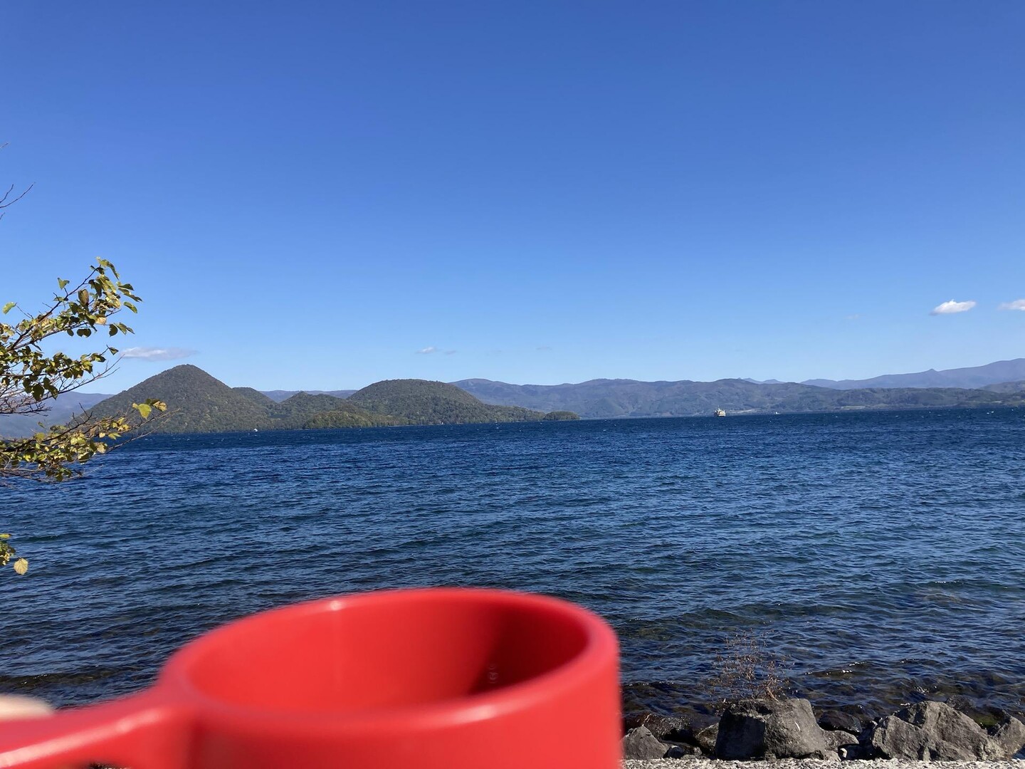 洞爺湖を眺めながらコーヒータイム / sachiさんのモーメント | YAMAP / ヤマップ