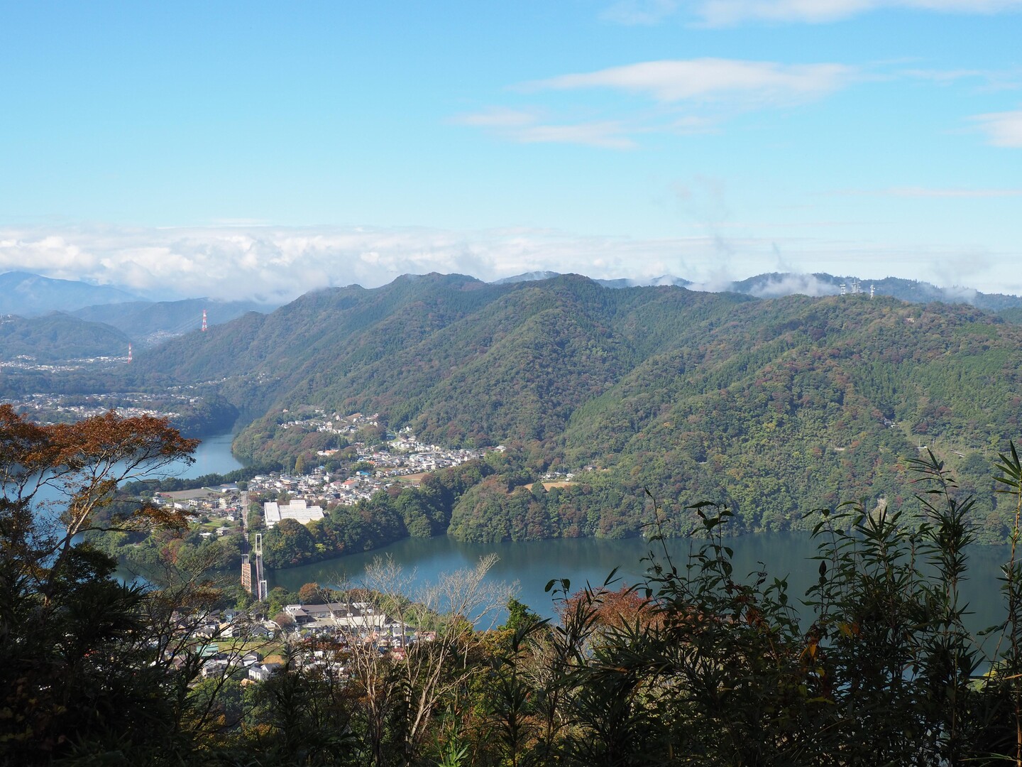 城山登山口BS→津久井城山→津久井湖観光センター前BS / アヒル使いさんの城山・三増峠の活動データ | YAMAP / ヤマップ