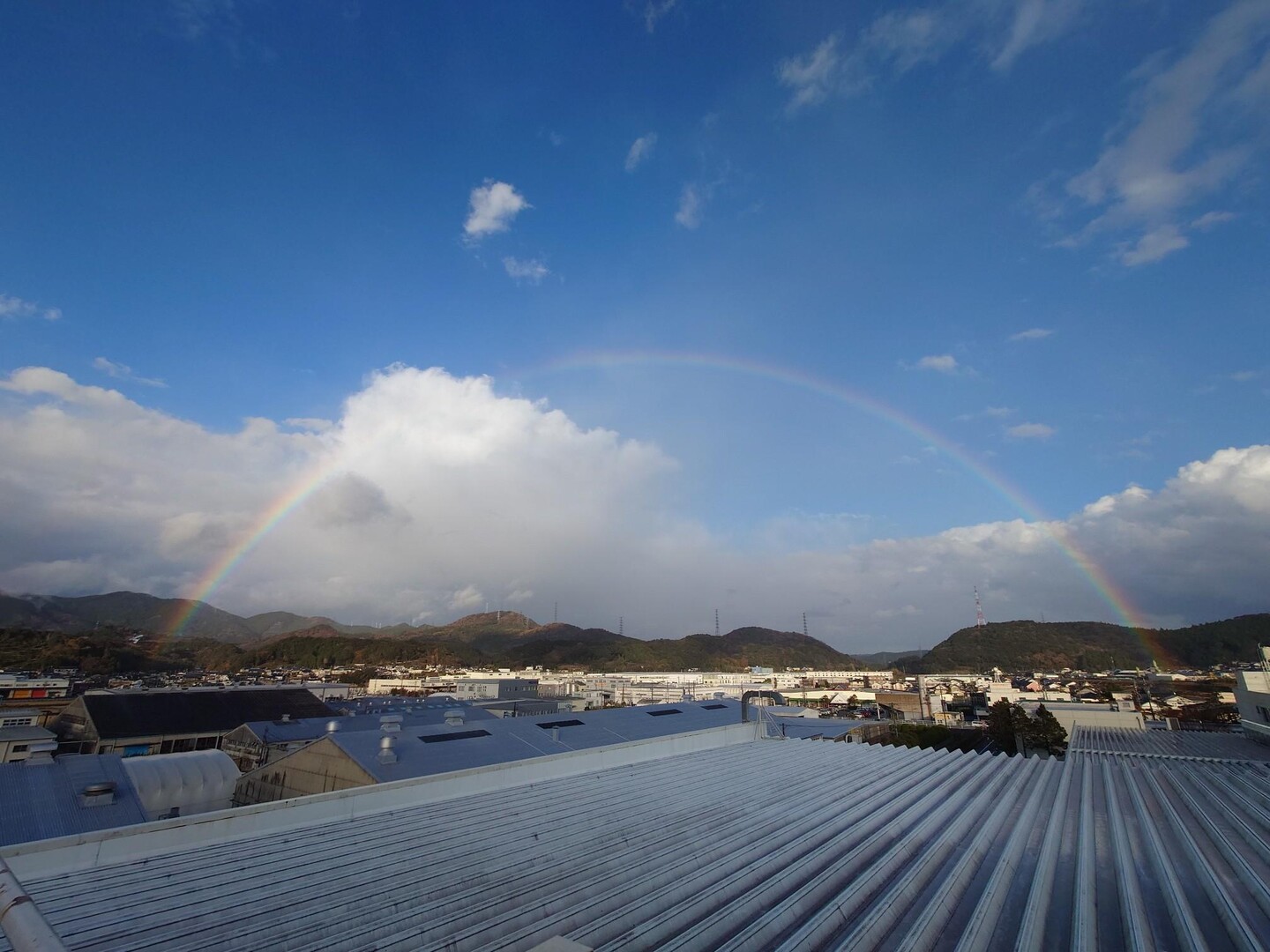 🌈三岳山と立須にかかる虹 / yagarinさんのモーメント | YAMAP / ヤマップ