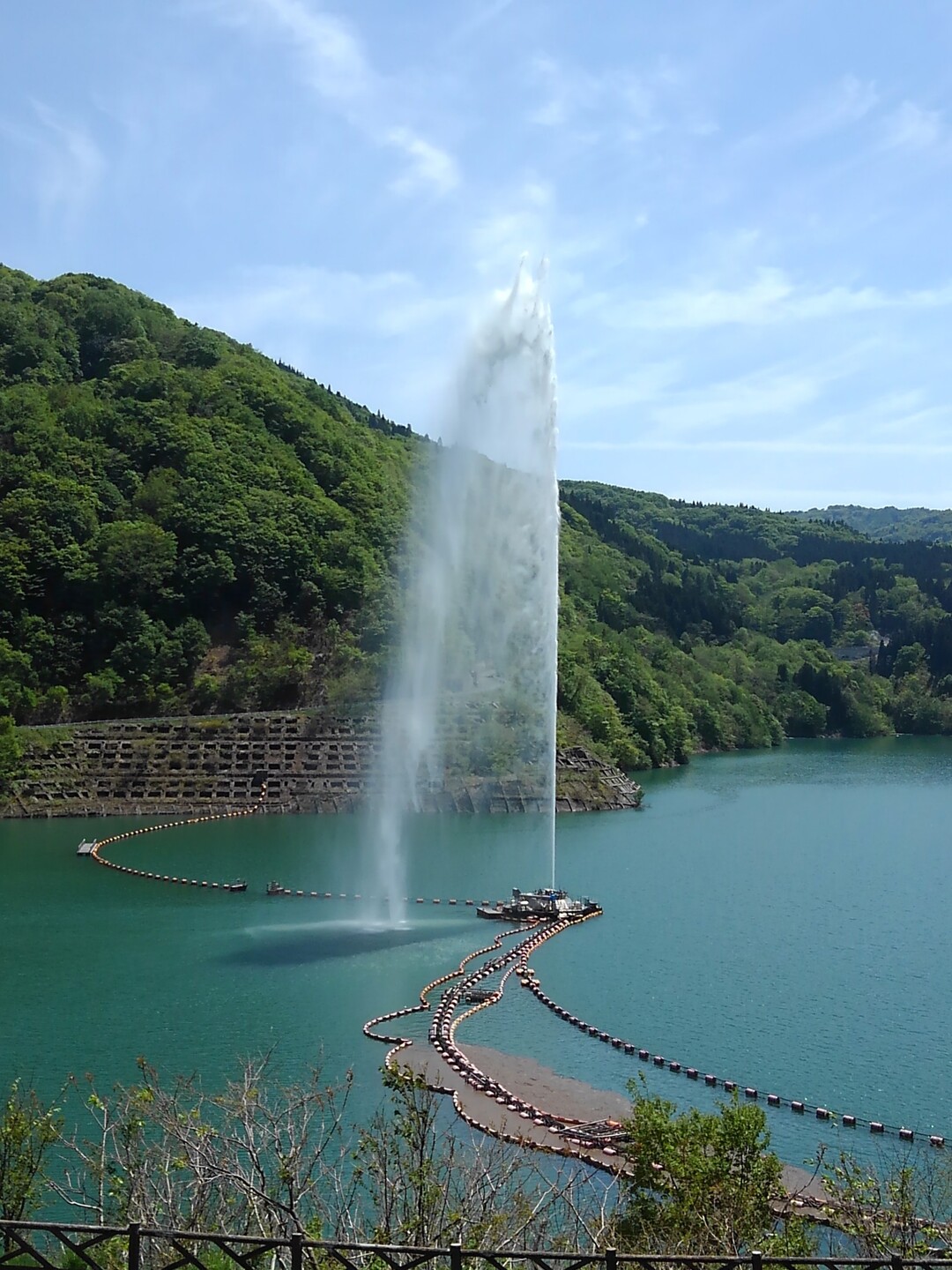 月山湖のPに午後1時に入ったところ、十数... / くめはちさんのモーメント | YAMAP / ヤマップ
