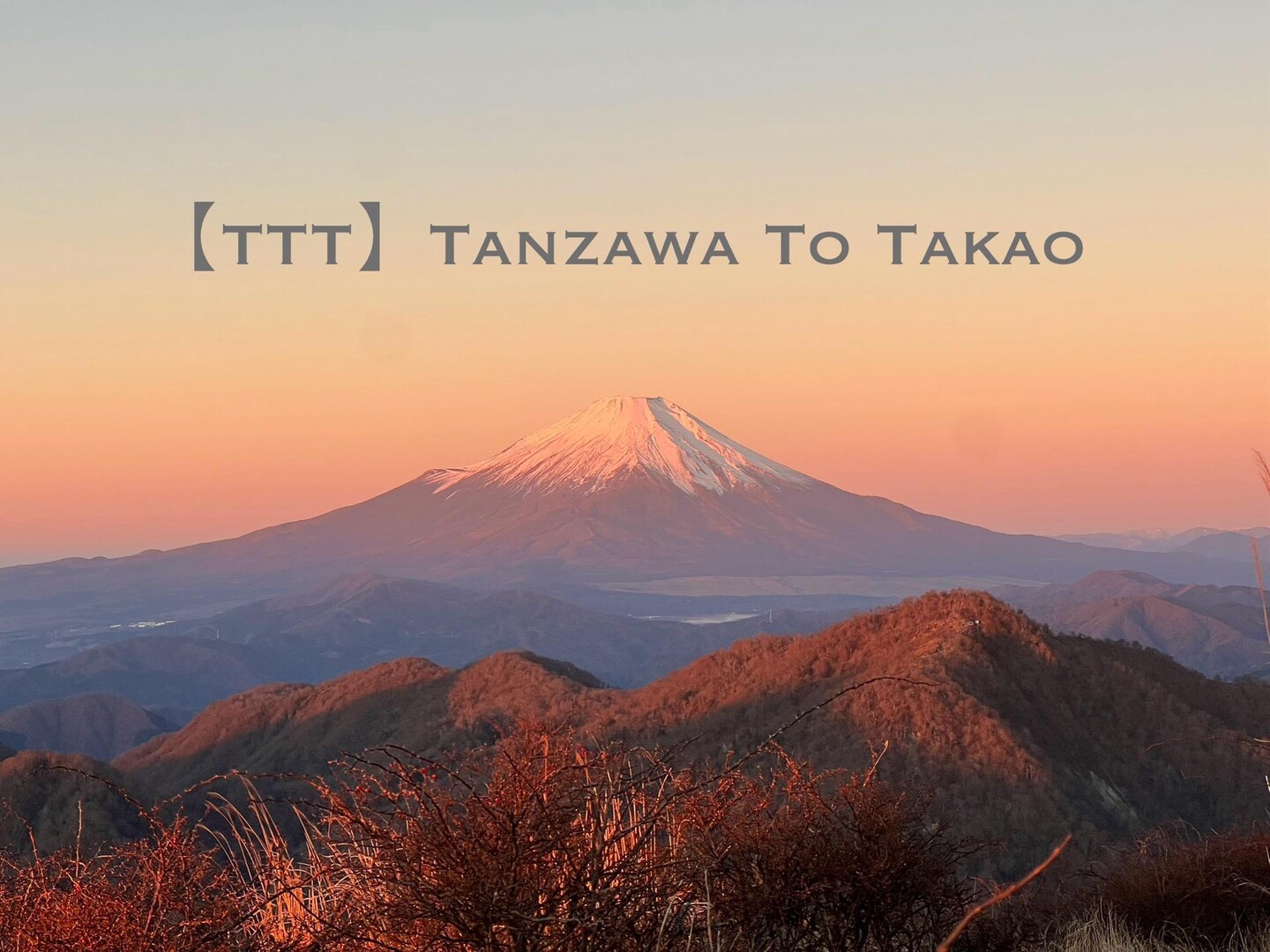 【TTT】Tanzawa to Takao / いからしさんの塔ノ岳・丹沢山・蛭ヶ岳の活動日記 | YAMAP / ヤマップ