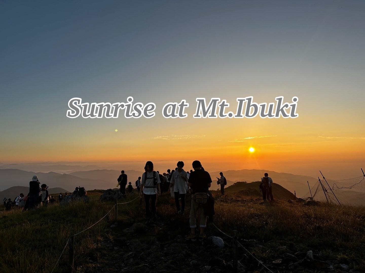 伊吹山 de サンライズ R5 #22 / 🐑るんな꒰ᵕ⑅̆ᵕ꒱さんの伊吹山・伊吹高原・御座峰の活動データ | YAMAP / ヤマップ
