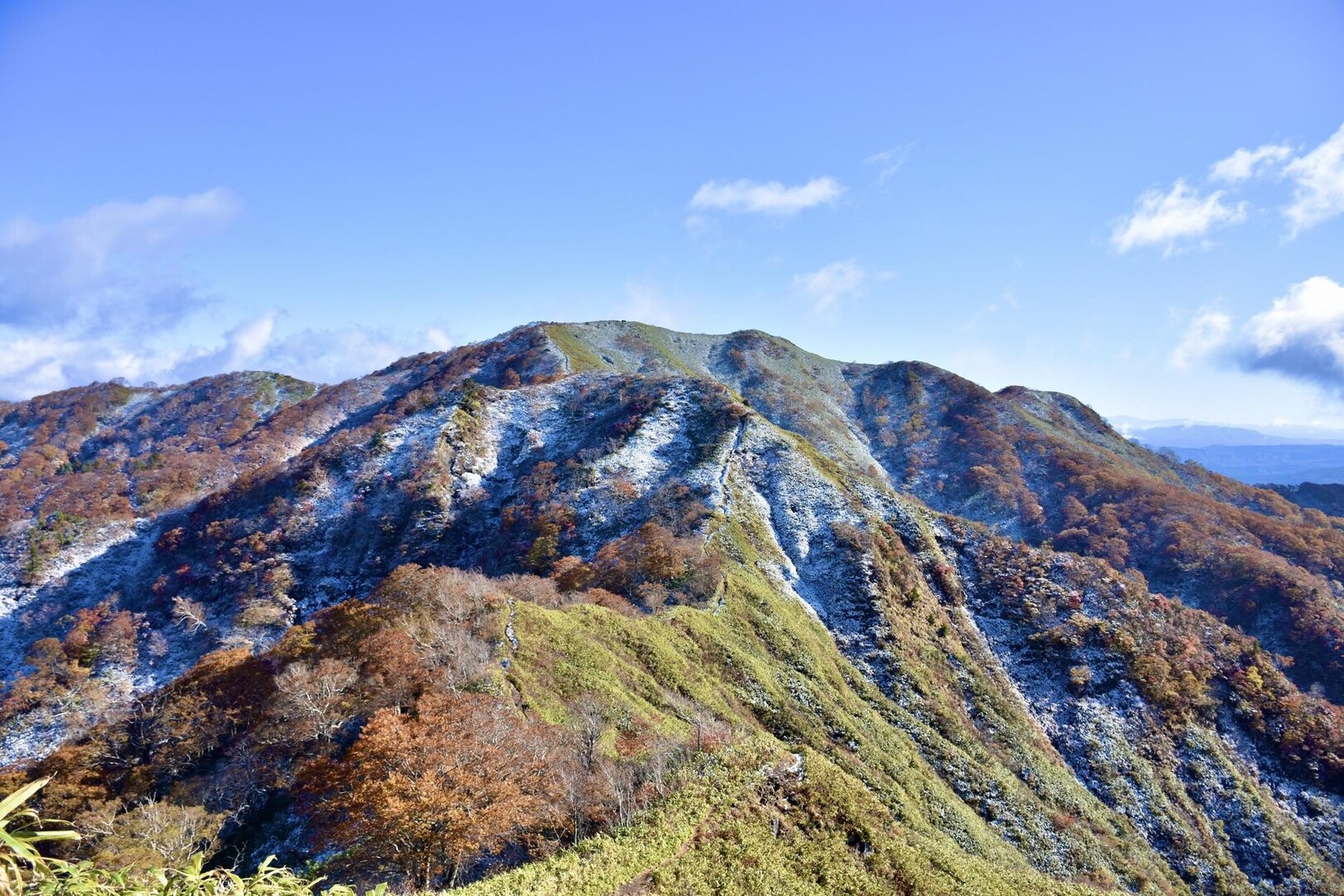 【二百名山_大日ヶ岳】雪と青空と紅葉 / ice_macaroonsさんの大日ヶ岳・毘沙門岳の活動データ | YAMAP / ヤマップ