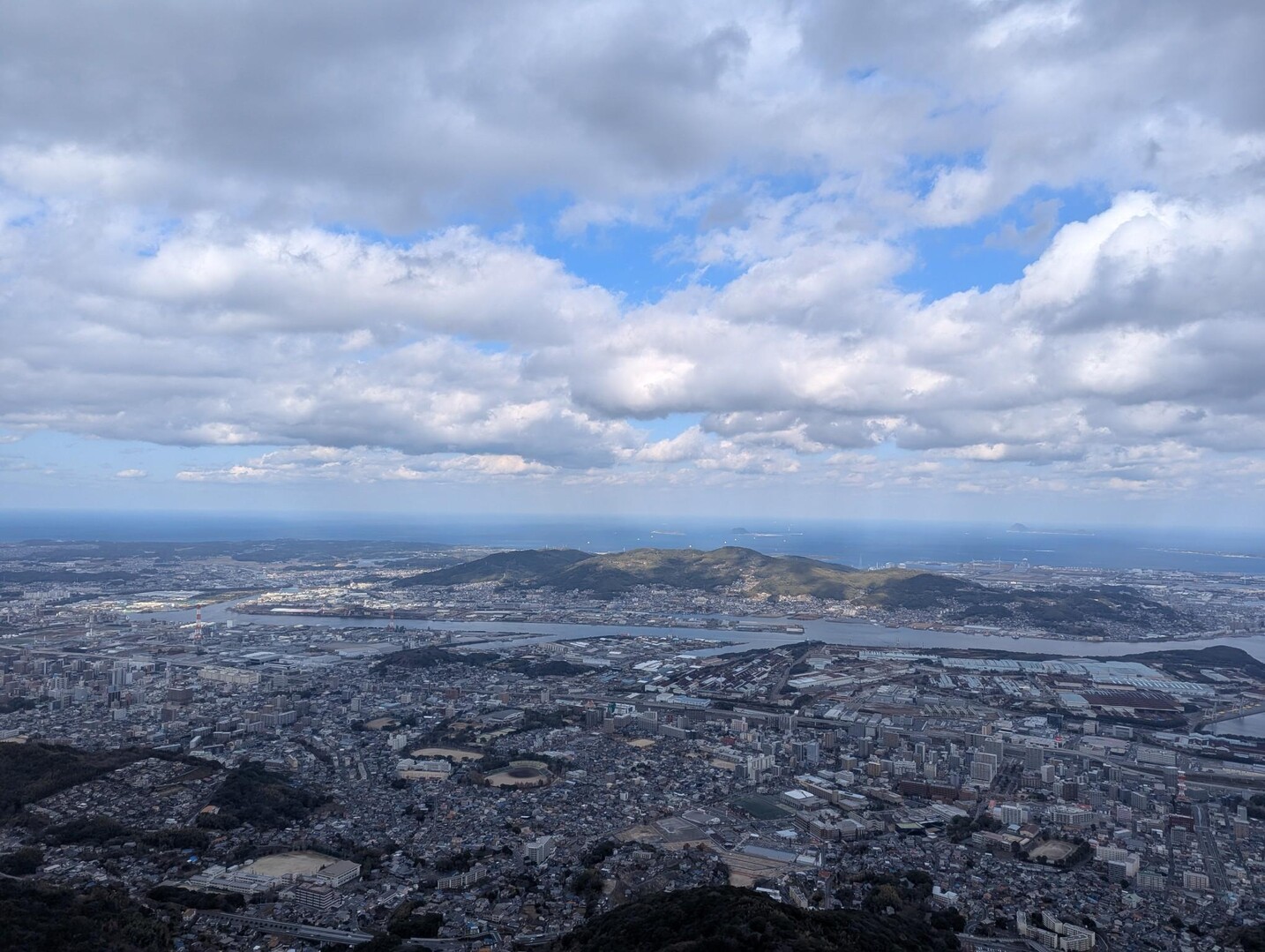 2025.1.3 北九ULゆるハイク 金比羅山・豊前坊・諏訪山・熊本山・茶臼山・皿倉山・小伊藤山 / たかぽんさんの皿倉山・花尾山・帆柱山の活動データ | YAMAP / ヤマップ