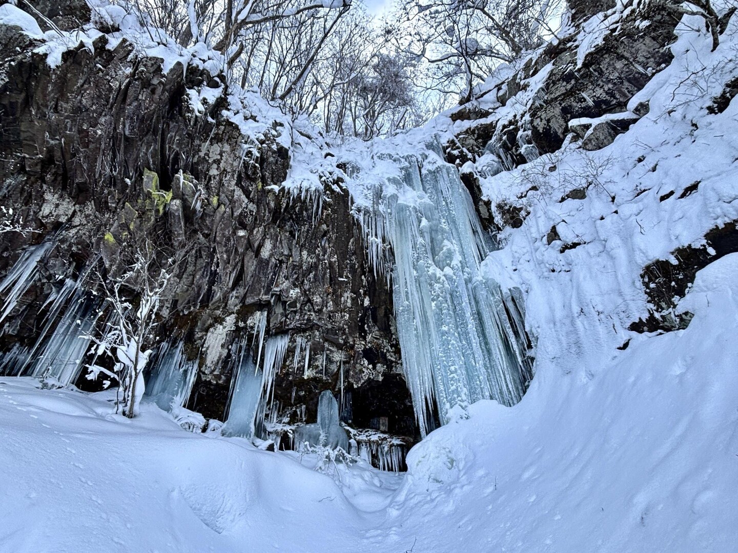 今シーズンの氷瀑は如何に😁瀧山2025.1.18 / shivaさんの蔵王山・雁戸山・不忘山の活動データ | YAMAP / ヤマップ
