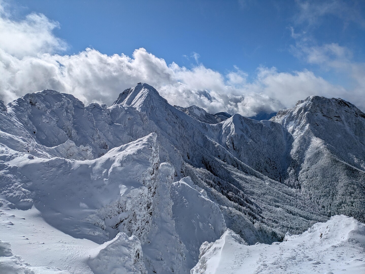 横岳（杣添尾根往復）ラッセルトレーニング / dokoikoさんの八ヶ岳（赤岳・硫黄岳・天狗岳）の活動データ | YAMAP / ヤマップ