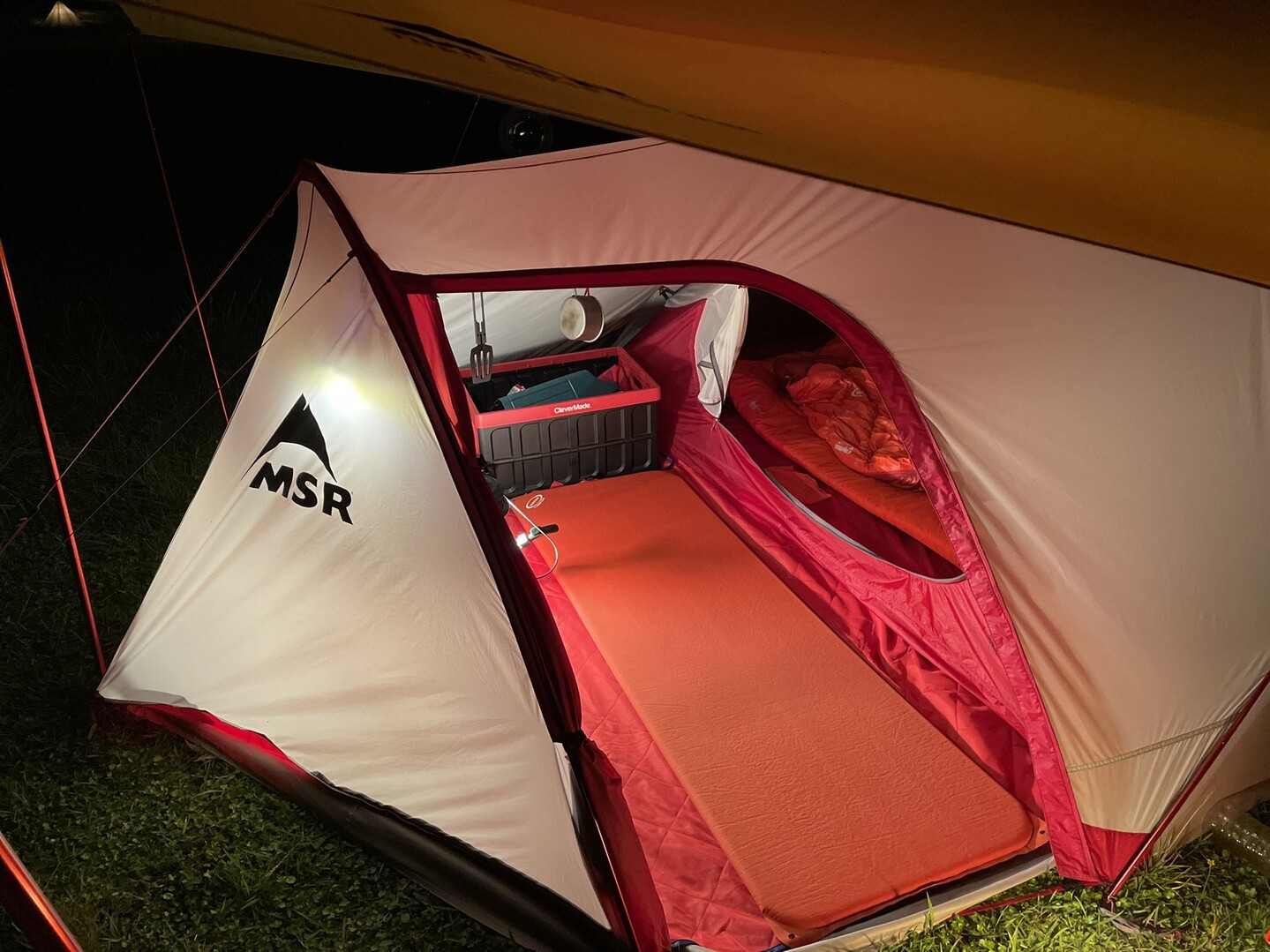 MSRハバツアー2 圧倒的な前室の広さ... / シャイ爺のへっぽこ登山さんのモーメント | YAMAP / ヤマップ