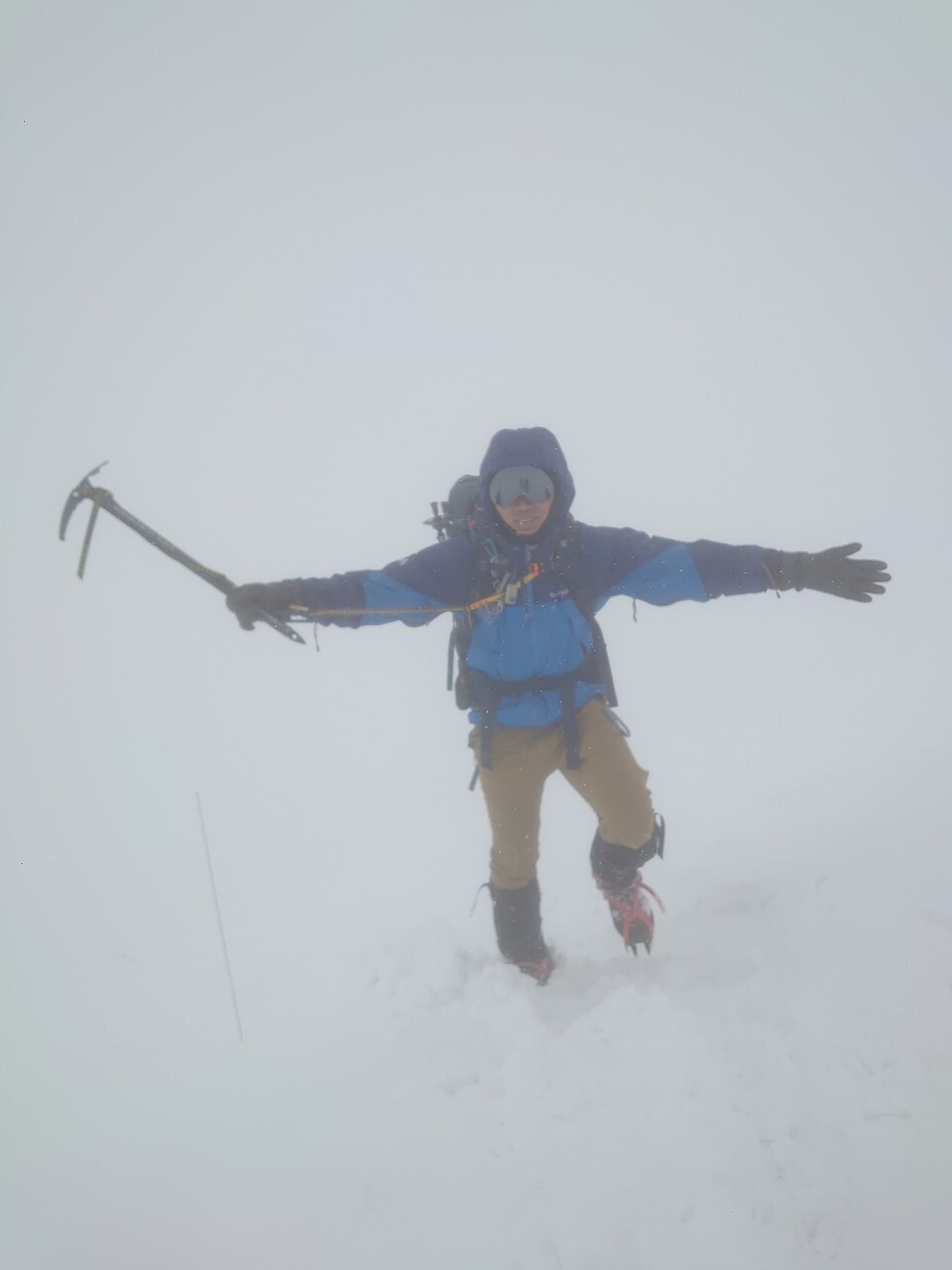 吹雪とエビフライとわたし(大山(弥山)) / kaz23さんの大山・甲ヶ山・野田ヶ山の活動データ | YAMAP / ヤマップ