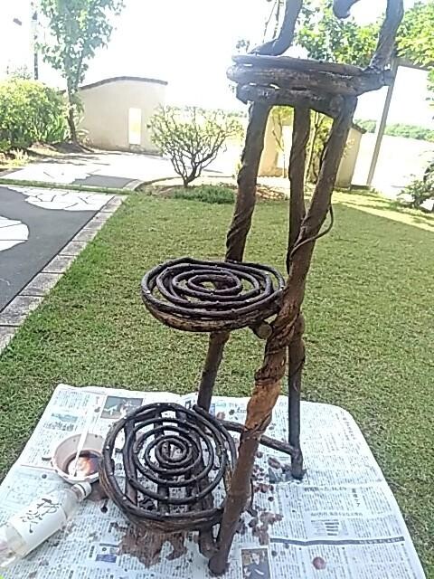 柿渋塗り 第二弾 フラワースタンド ク... / opal糸さんのモーメント | YAMAP / ヤマップ