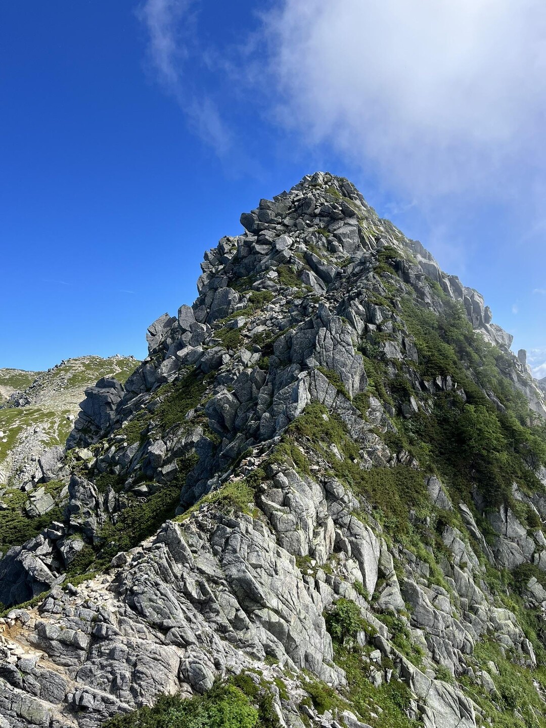 宝剣岳 トロルの舌💖 / chi_aki☆さんの木曽駒ヶ岳・空木岳・越百山の活動データ | YAMAP / ヤマップ